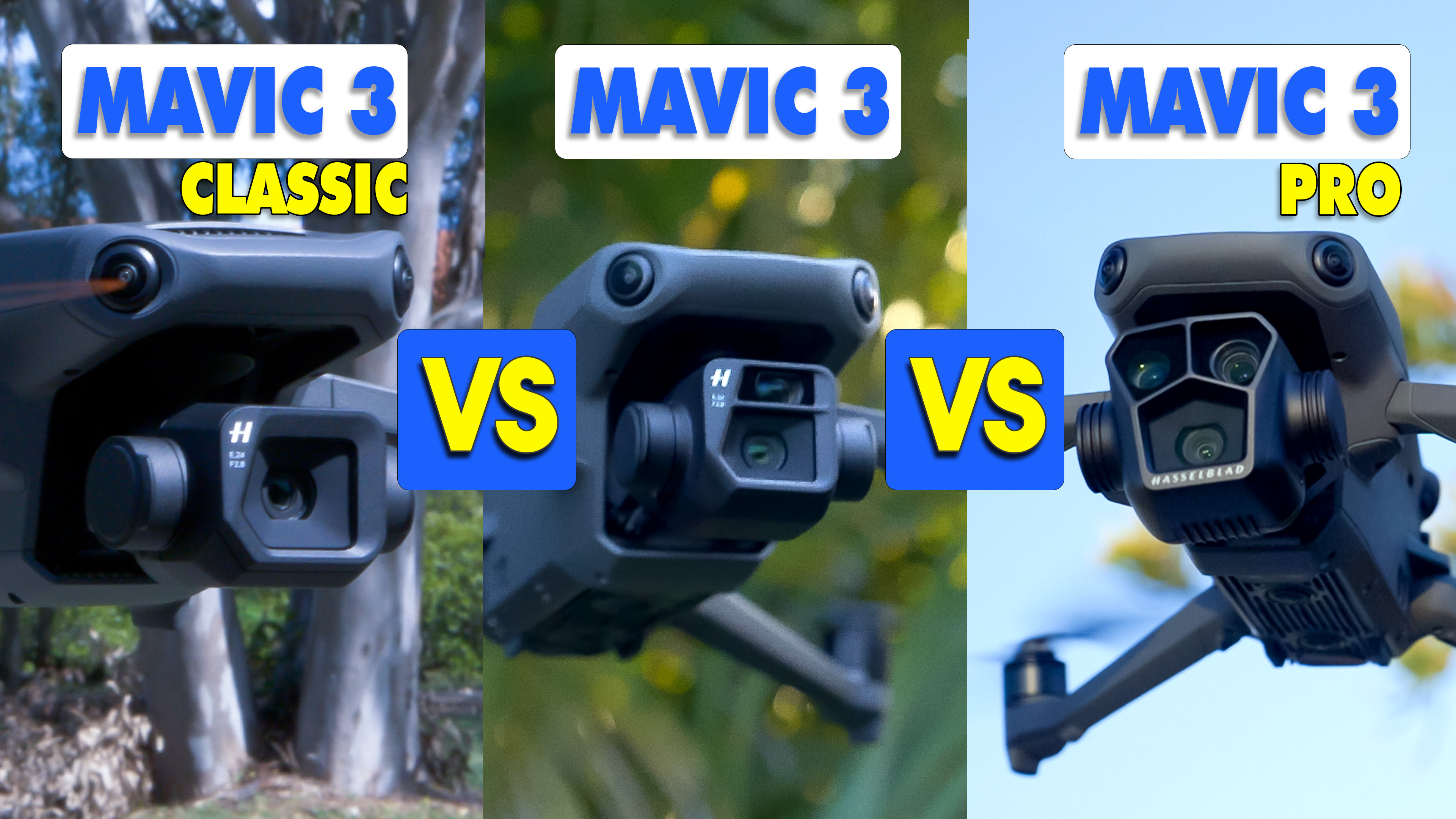 Watch Mavic 3 Pro vs Mavic 3 vs Mavic 3 Classic - Ultimate DJI Mavic 3 ...