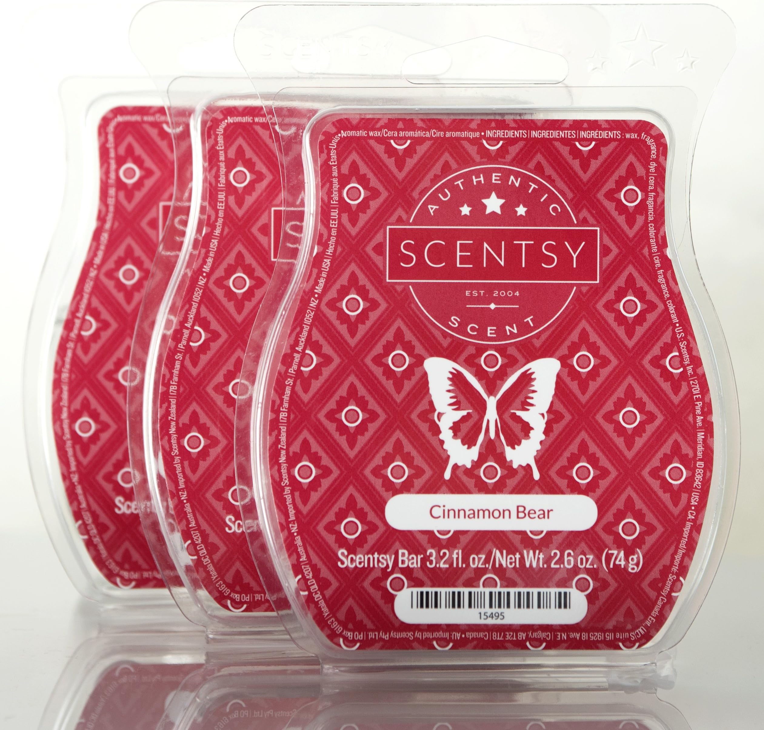 Amazon.com: Scentsy Cinnamon Bear 3 Pack Bars : Home & Kitchen