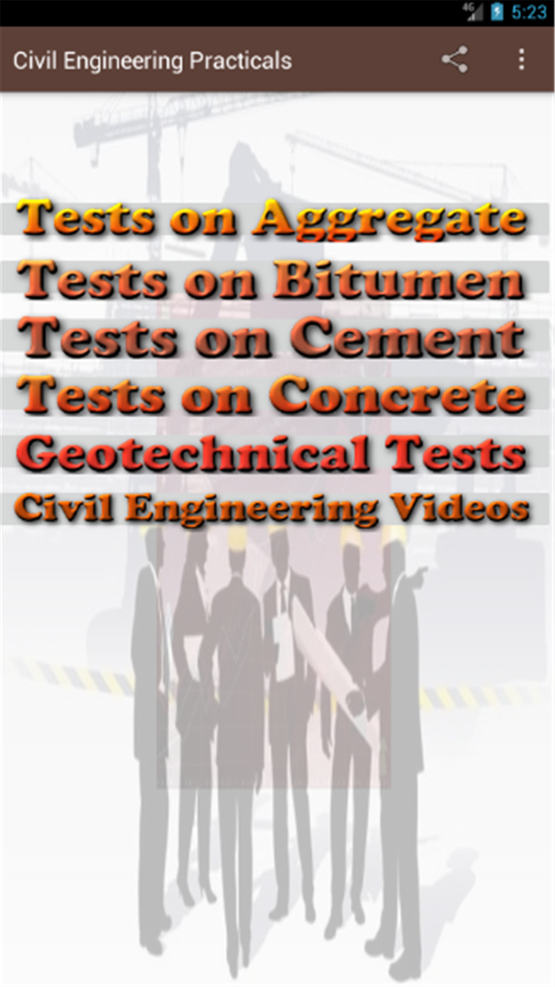 Civil Engineering Practicals - App on Amazon Appstore