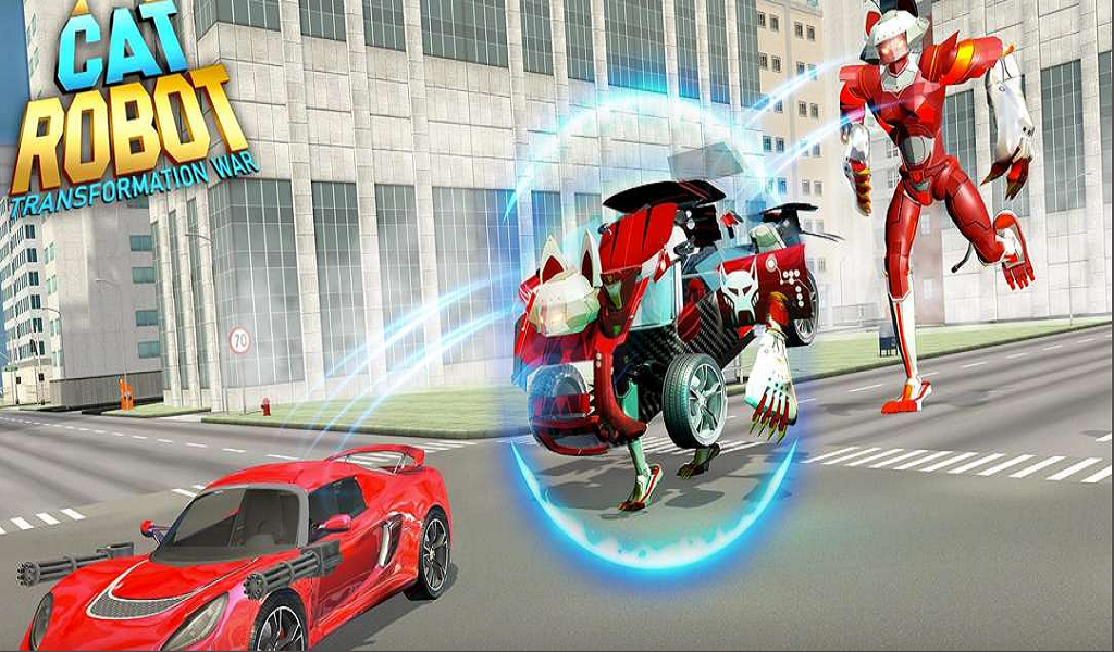CAT Robot Street Fight Transform Shooting City war Game - App on Amazon ...