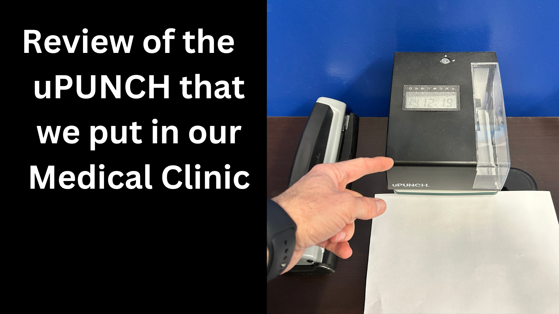 Watch Review of uPunch employee time clock for our office. on Amazon Live