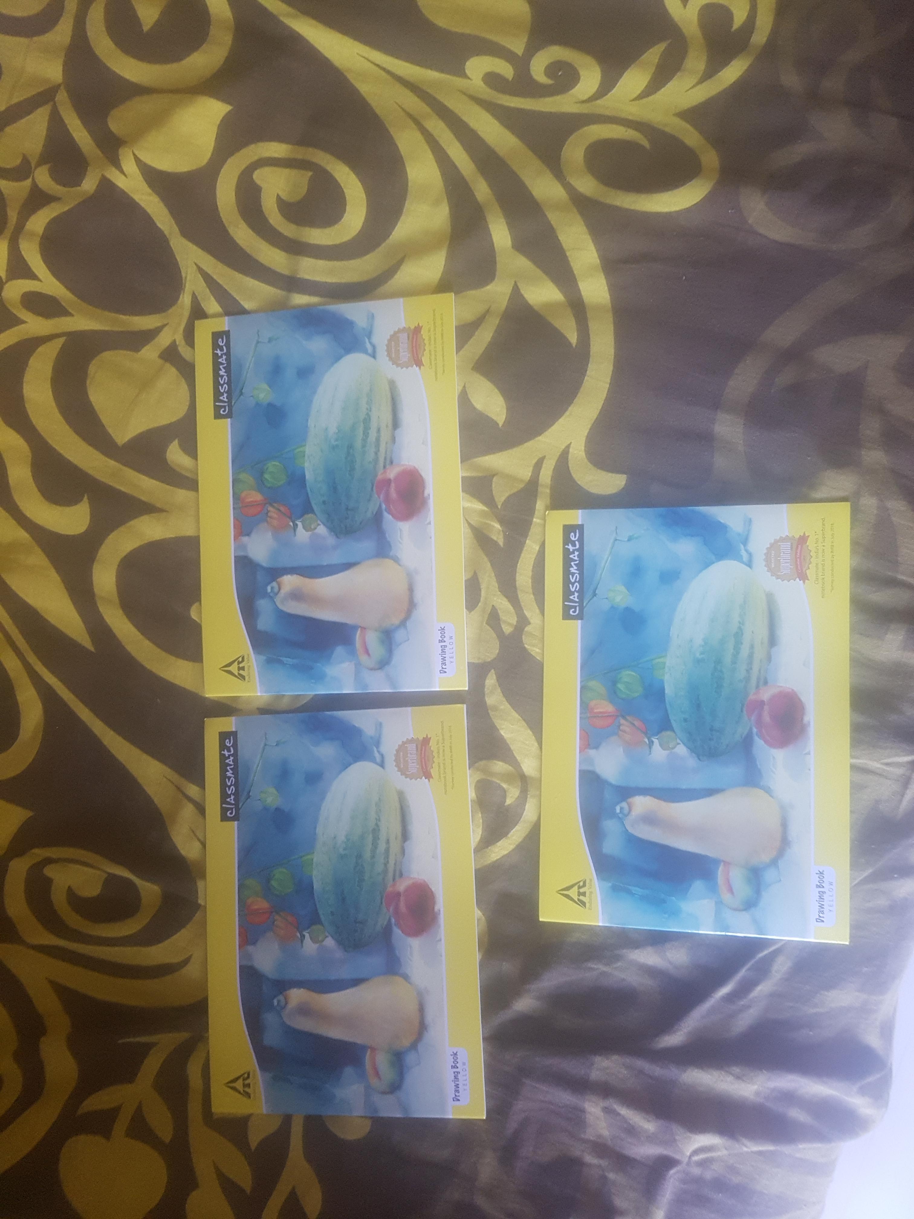 Classmate GSM Classmate A4 Drawing Book with 40 Pages (White, 332) Pack ...