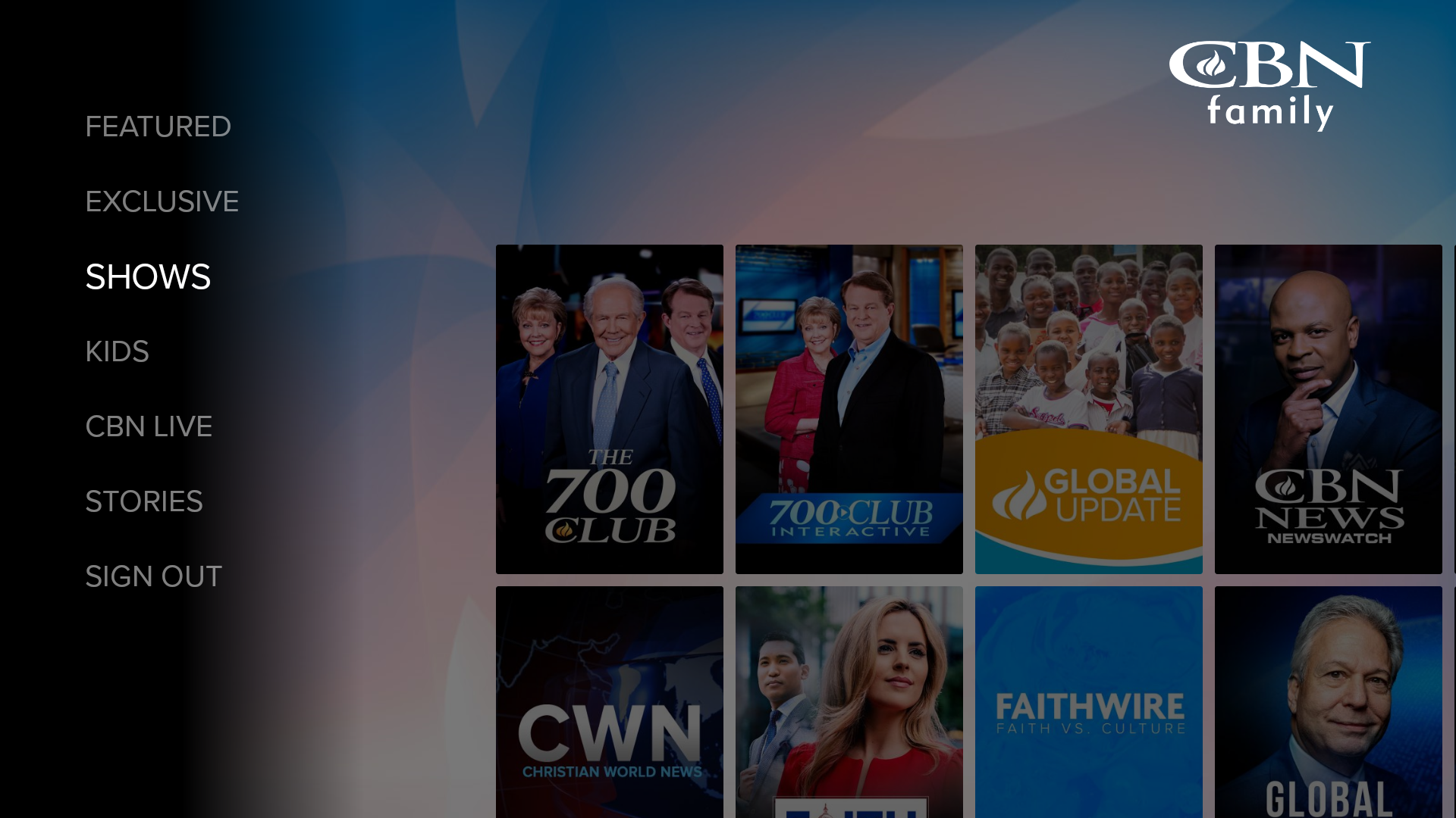CBN Family for FireTV - App on Amazon Appstore