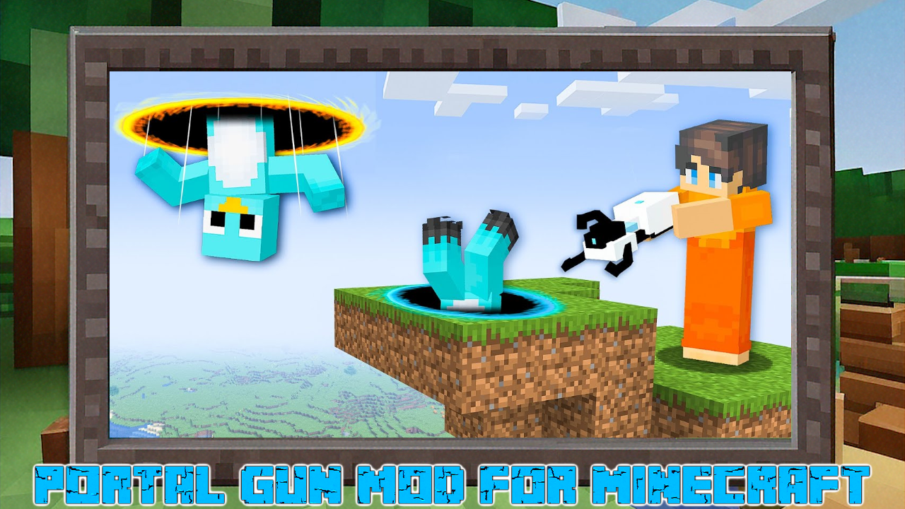 New Portal Gun Mod for Minecraft PE 2025 - The Best Minecraft Mod of ...