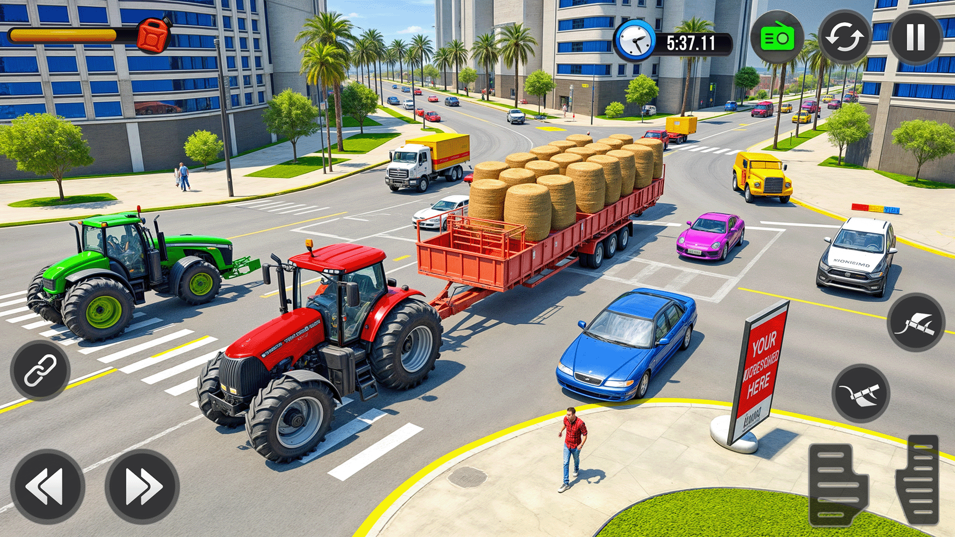 Big Tractor Farming Simulator 3D : Real Tractor Cargo Driving - New ...