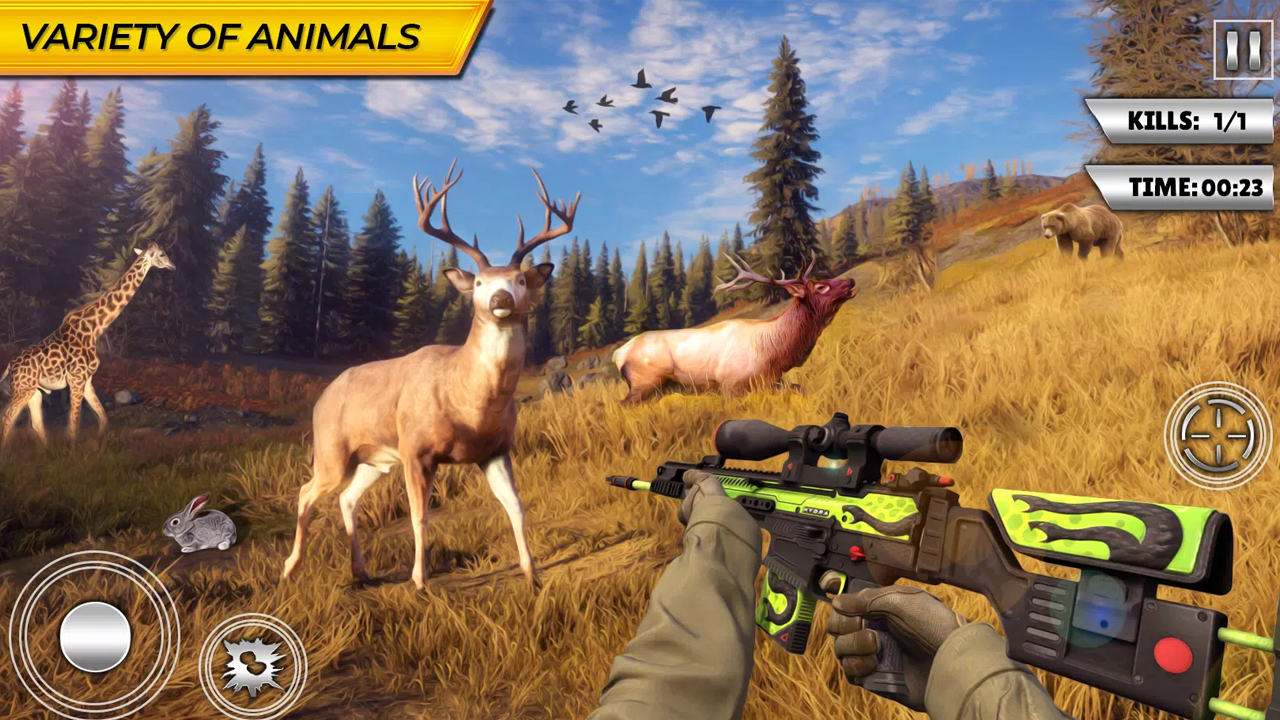 Wild Jungle Safari Animal Hunting Fps Shooter Adventure Game ...