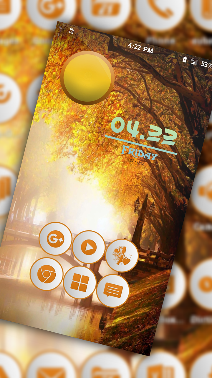 Lap Orange Theme Icons Pack:Amazon.in:Appstore for Android