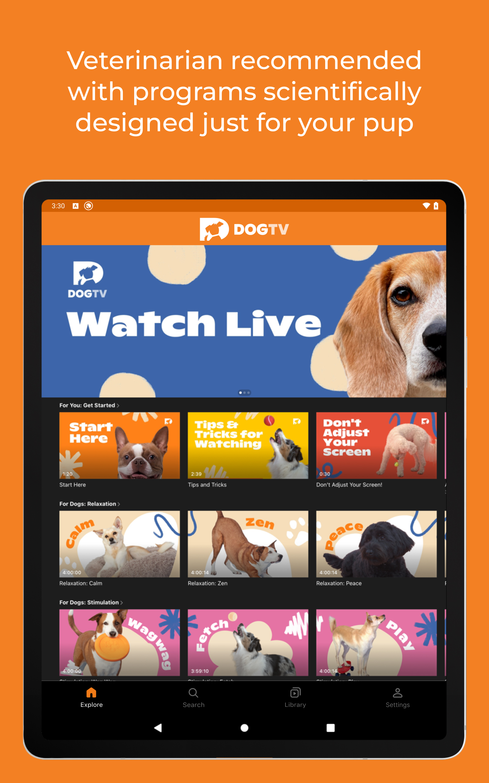 DOGTV - App on the Amazon Appstore