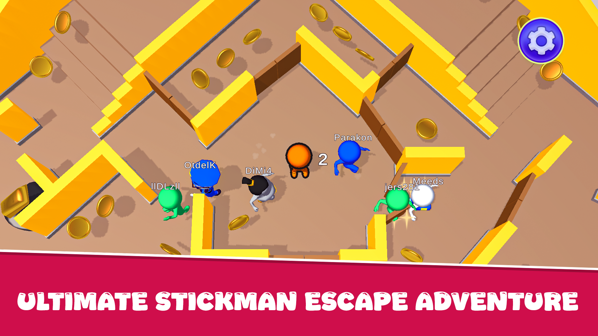 Stickman Hide And Seek Escape Games - Strategic Sneaky Chase Monster ...