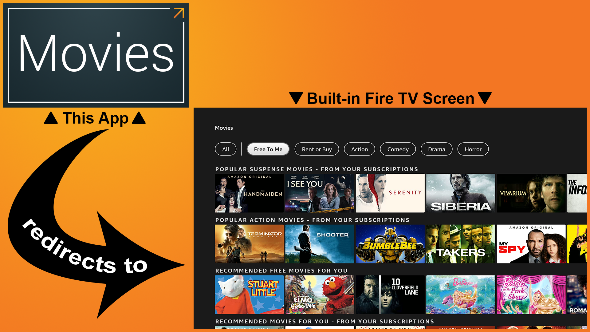 Movies - Loader shortcut for Fire TV - App on Amazon Appstore
