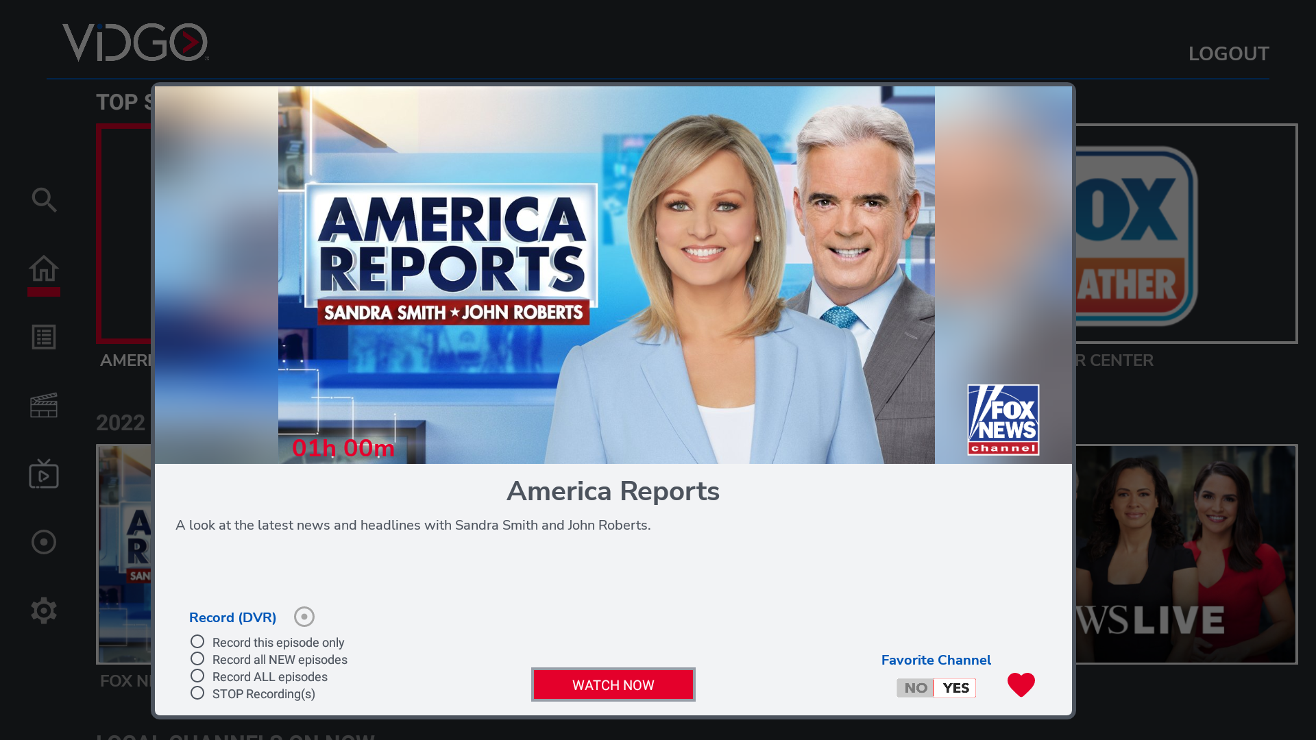 Vidgo - App on Amazon Appstore