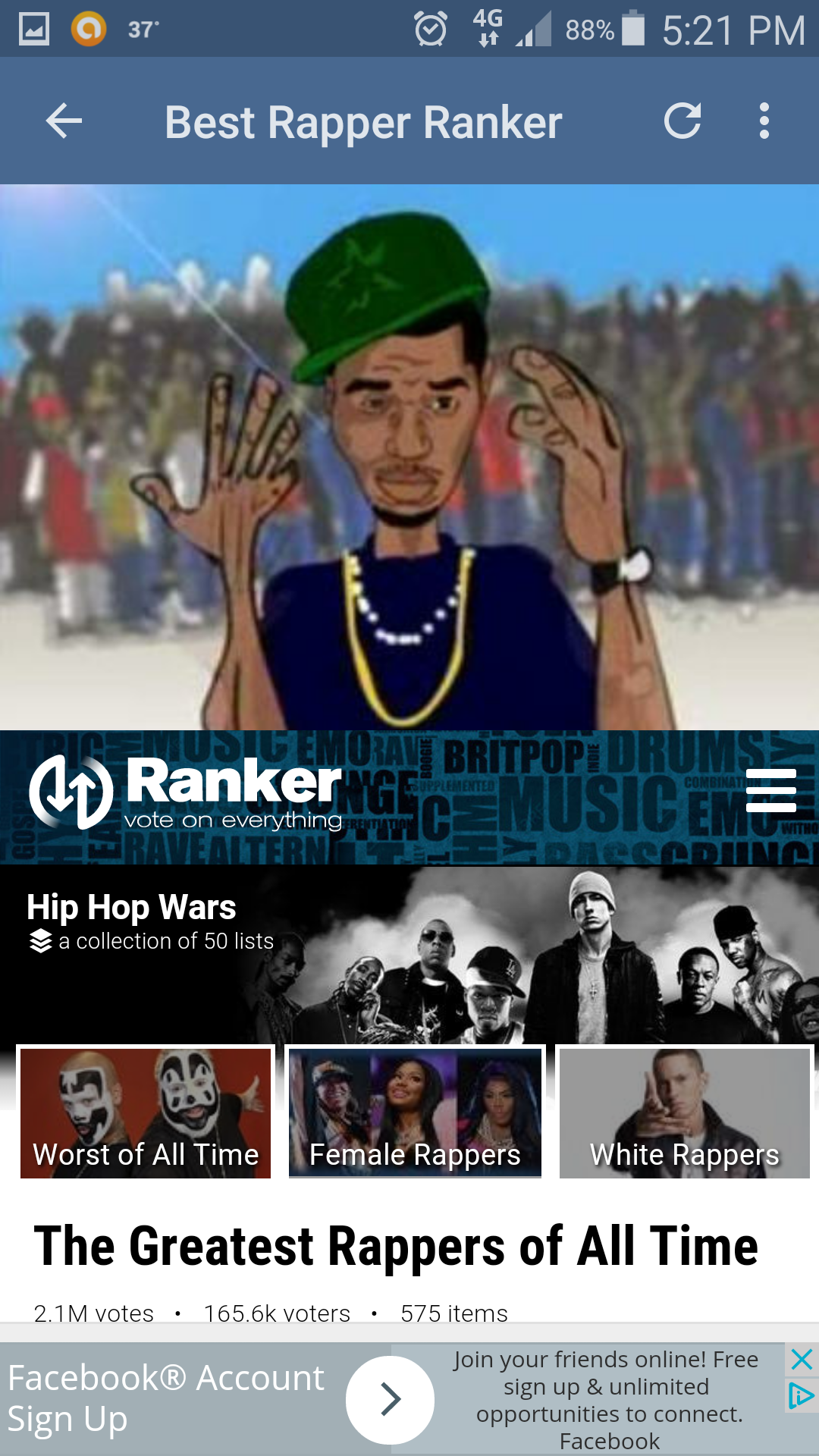 Best Rapper Ranker - App on Amazon Appstore