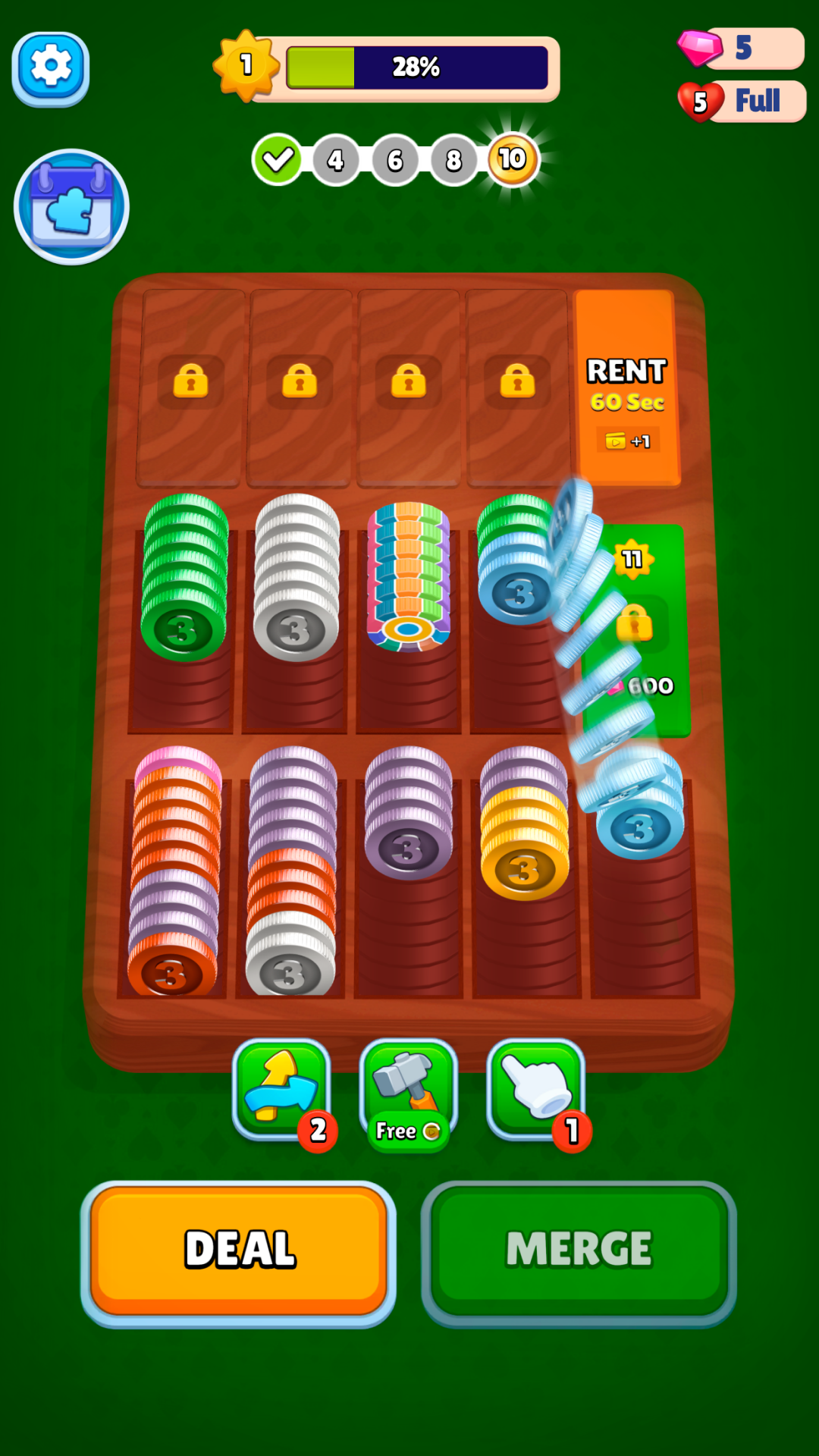Pocket Sort: Coin Merge Puzzle - App on Amazon Appstore