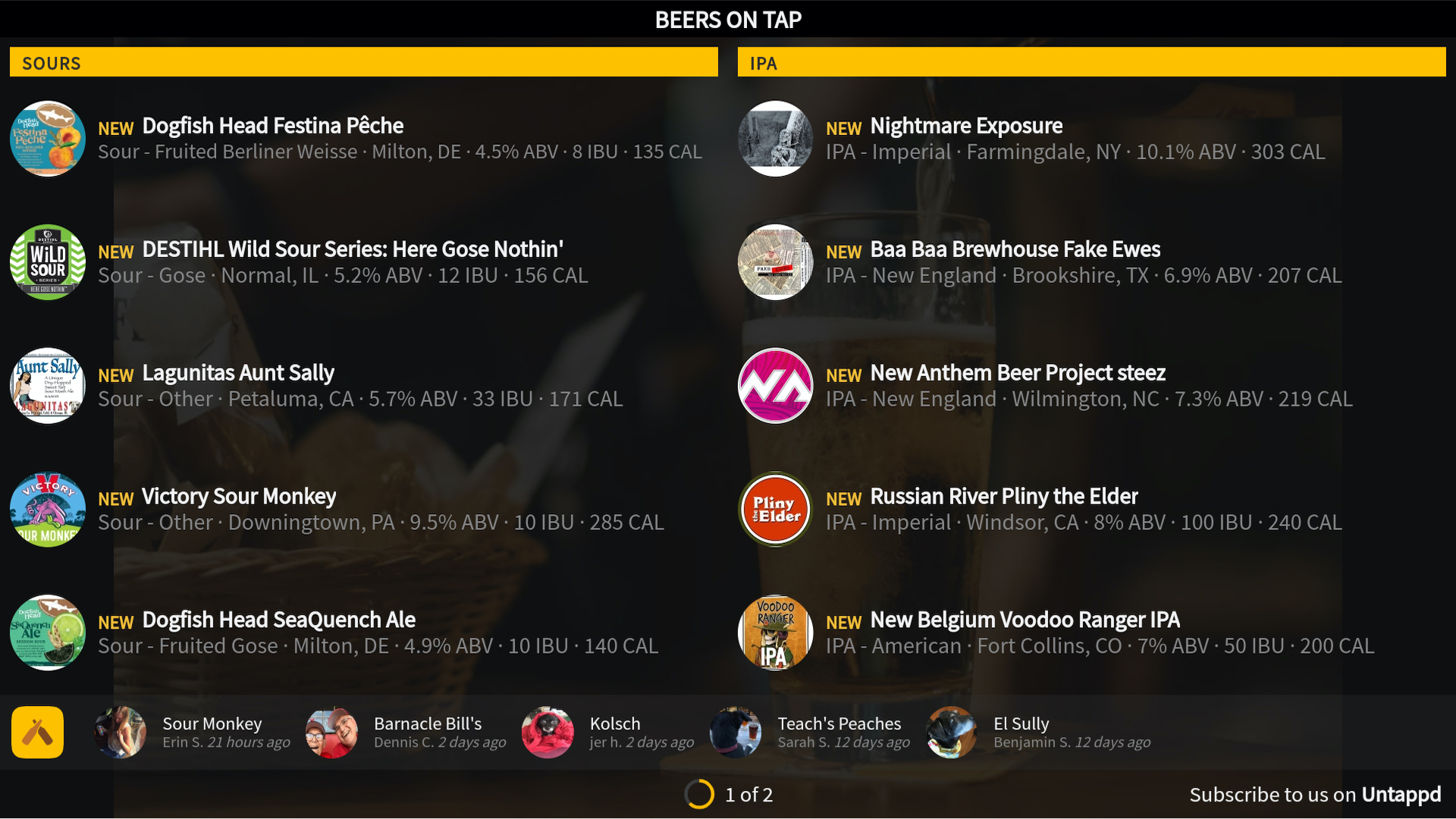 Digital Menus by Untappd - App on Amazon Appstore