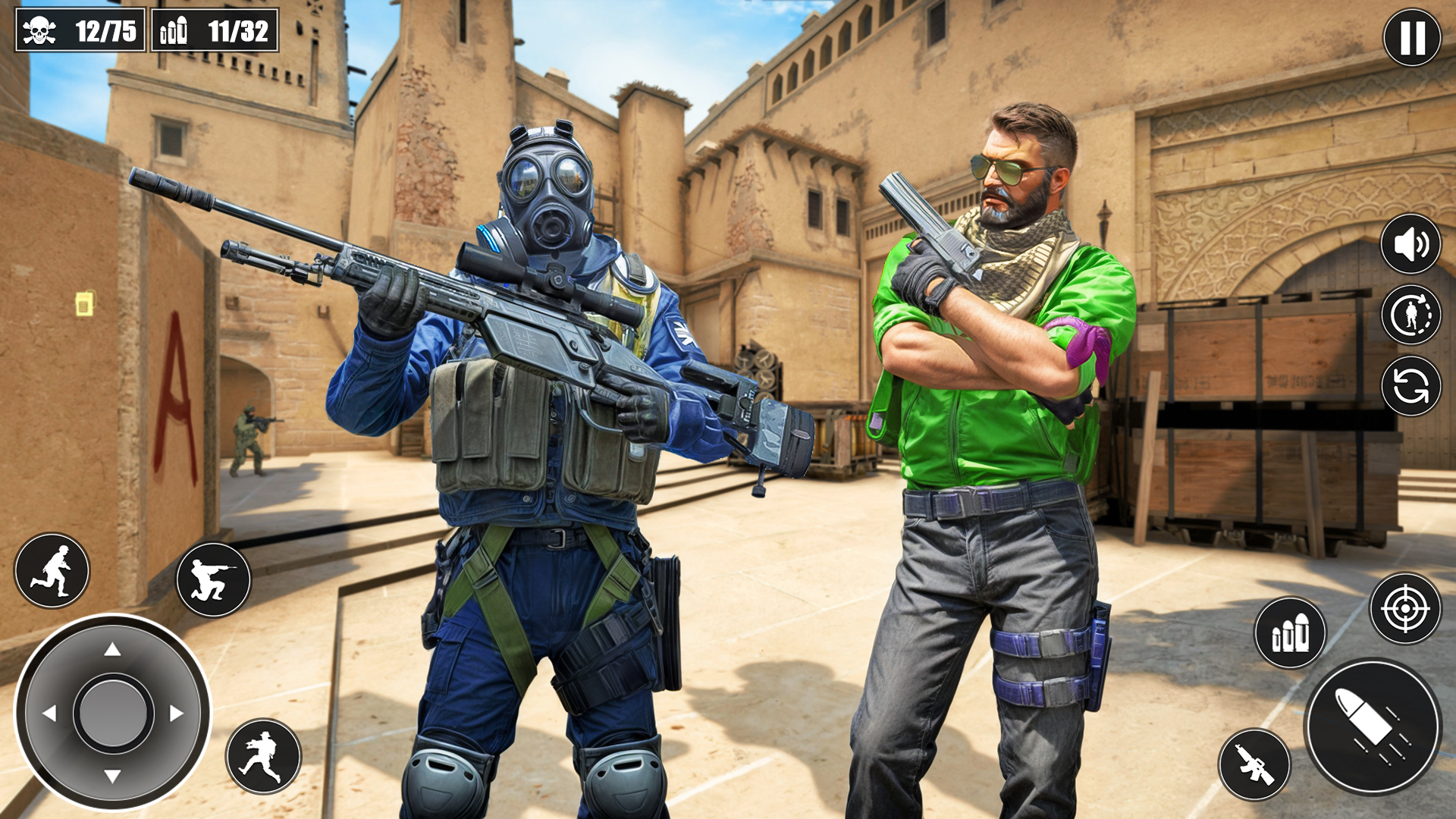 FPS Commando Shooting Assault Adventure Gun Strike Simulator Game - App ...