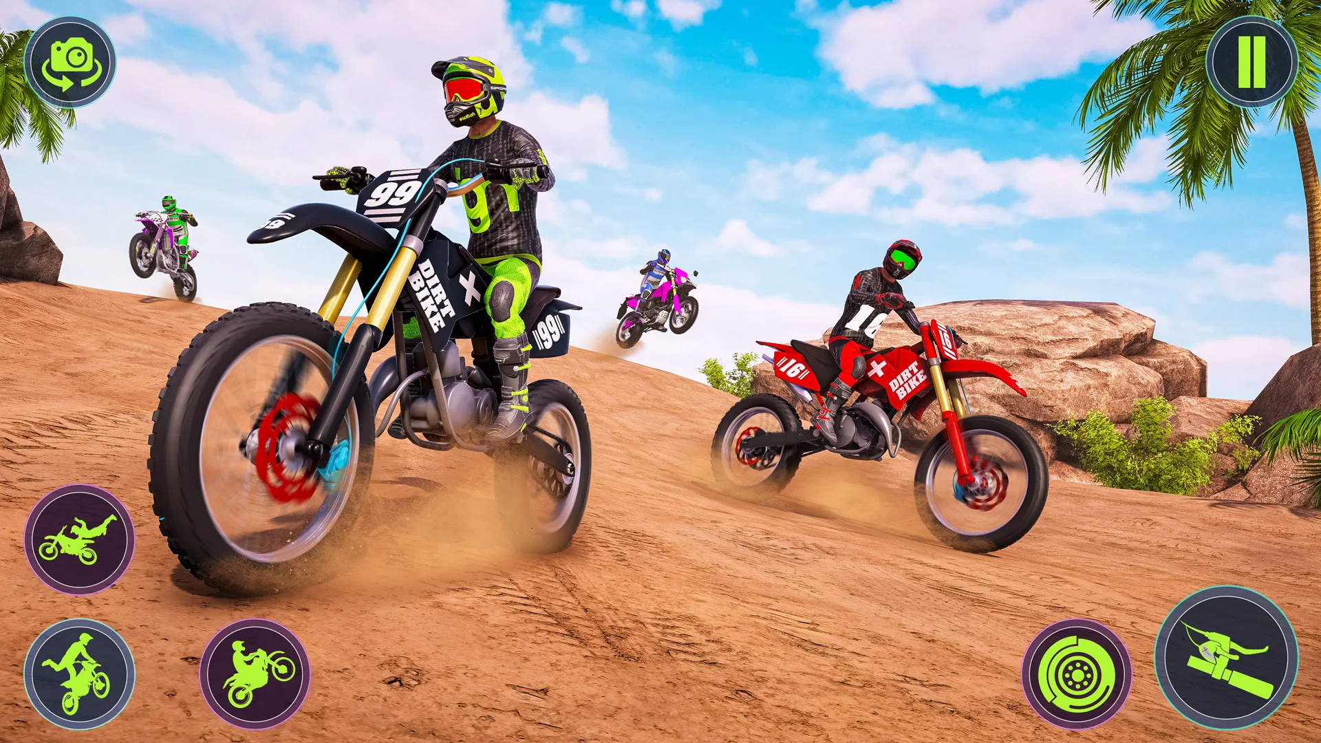Offroad Dirt Bike Rally Racing Games: Freestyle Tricky Trail Bike ...