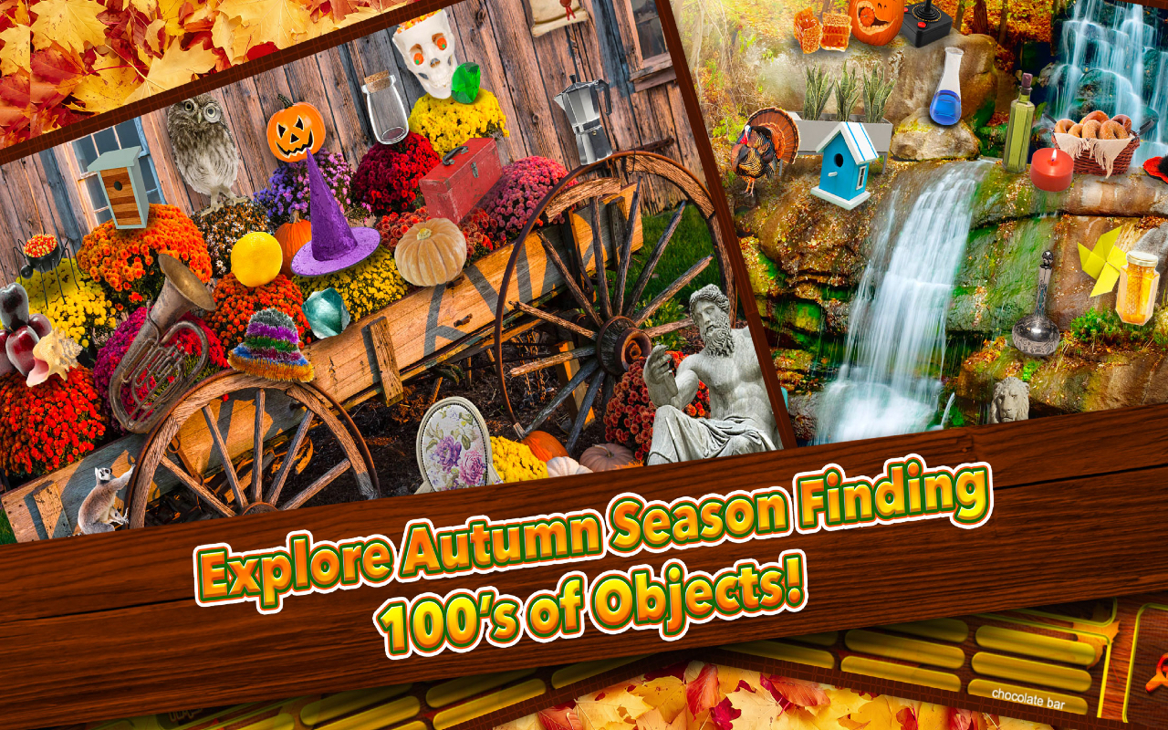 Hidden Objects Fall Thanksgiving Harvest Season – Object Time Puzzle ...