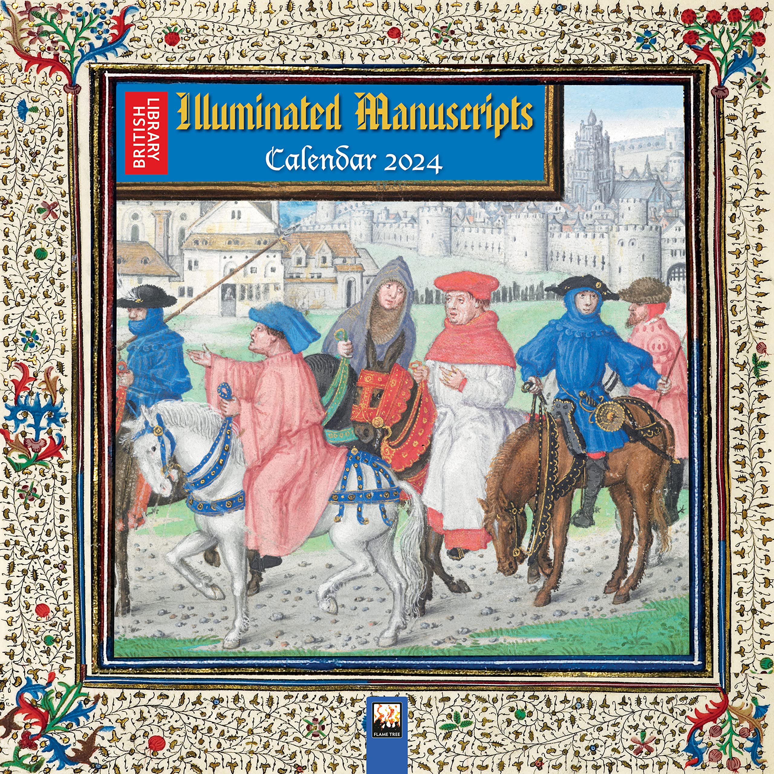 Amazon | British Library: Illuminated Manuscripts Wall Calendar 2024 ...