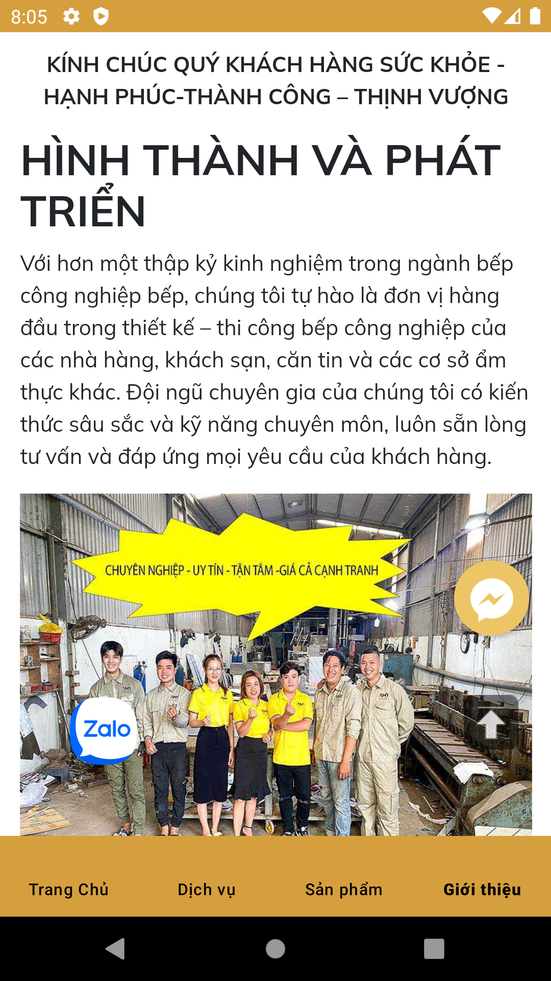 Bep cong nghiep Inox - App on Amazon Appstore