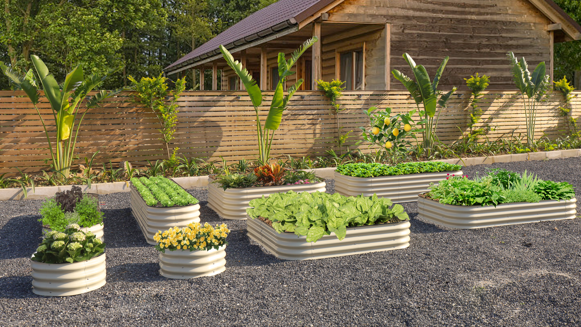 Watch T4U Raised Garden Bed planter box garden box for outdoor on ...