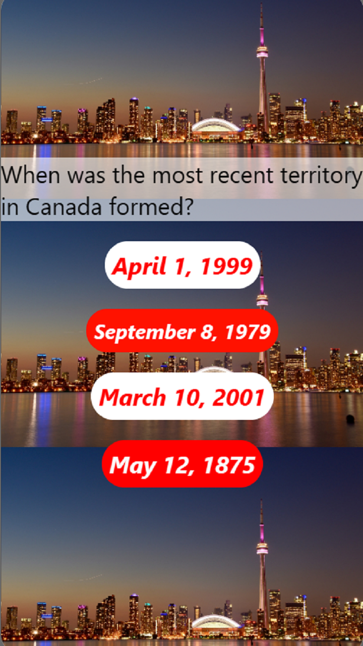 Canadian Quiz - App on Amazon Appstore