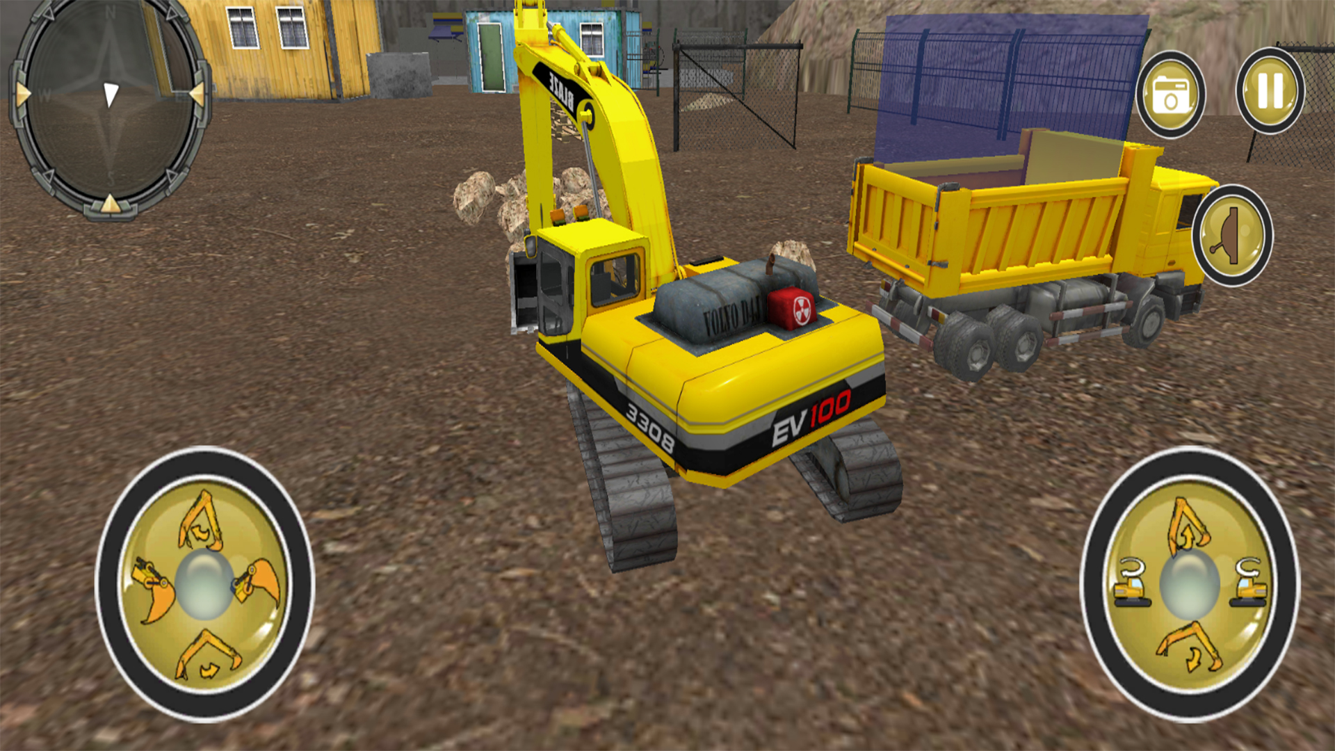 Excavator crane simulator construction game: Road Construction ...