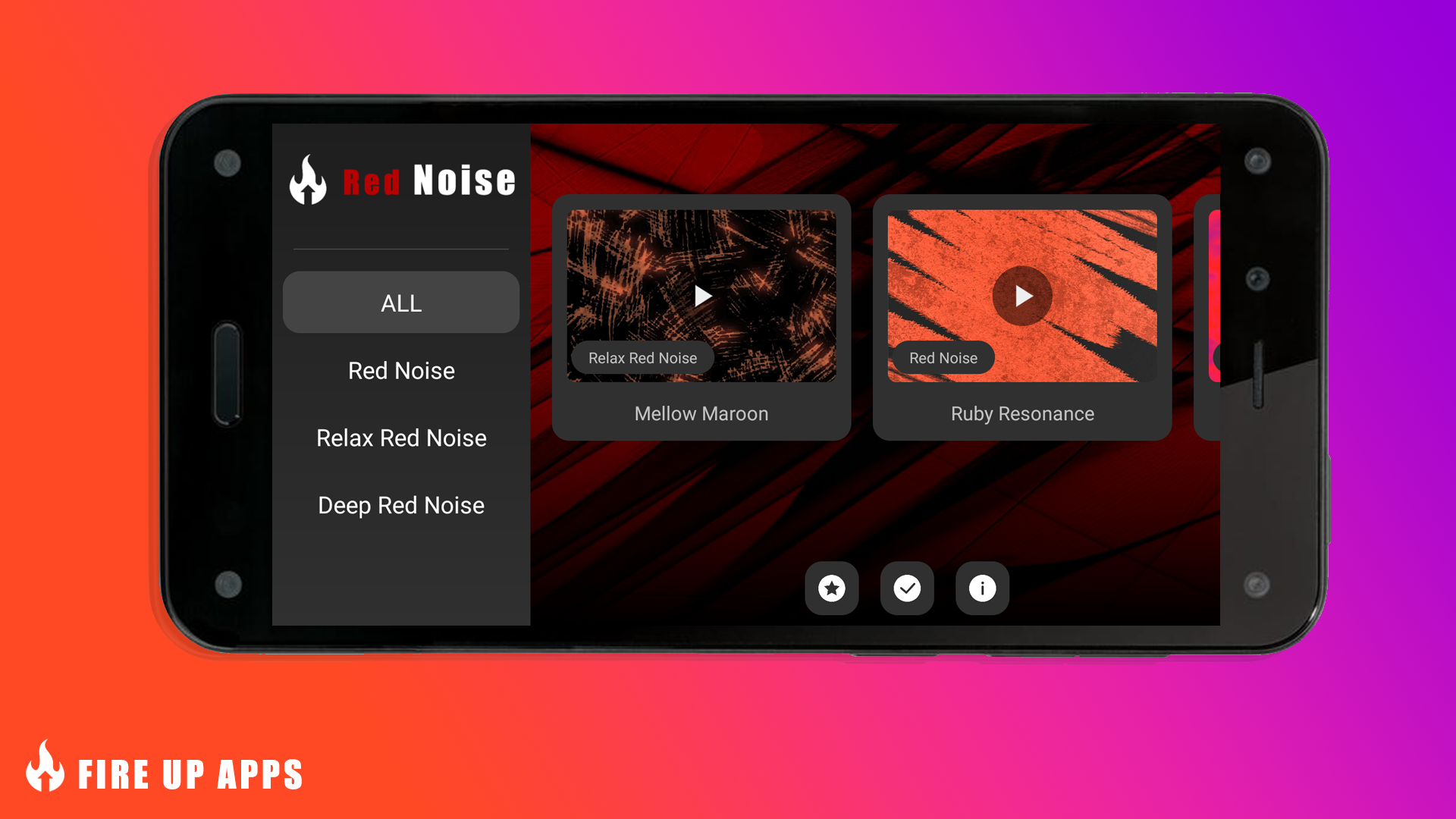 Red Noise Background Video for Fire TV : Red Noise for Studying, Focus ...