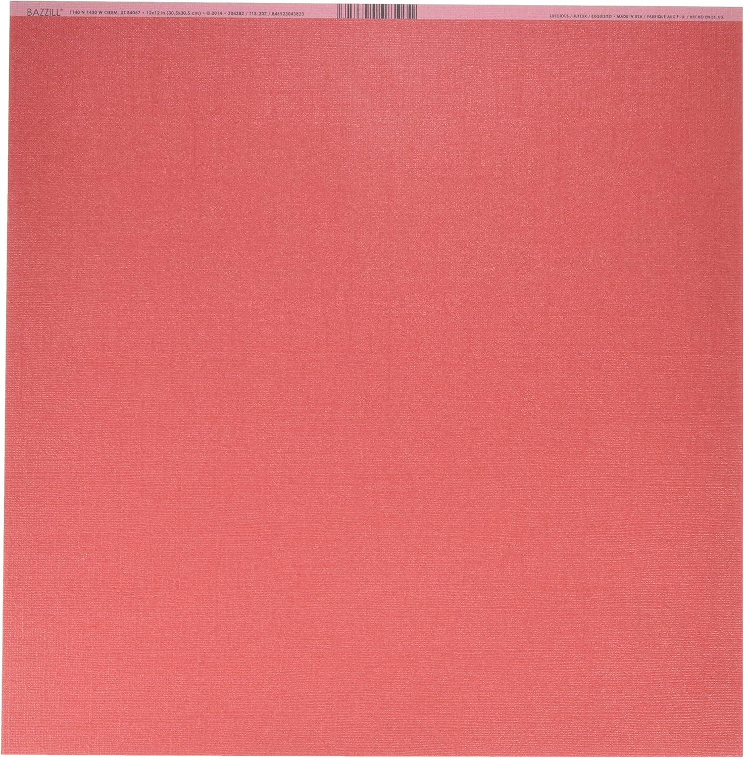 Amazon.com: Bazzill Bling Cardstock 12"X12"-Luscious 25 per Pack