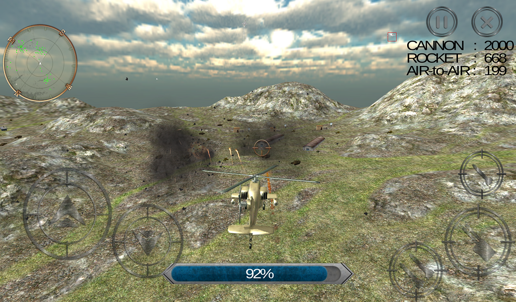 Apache Gunship helicopter battle - App on Amazon Appstore