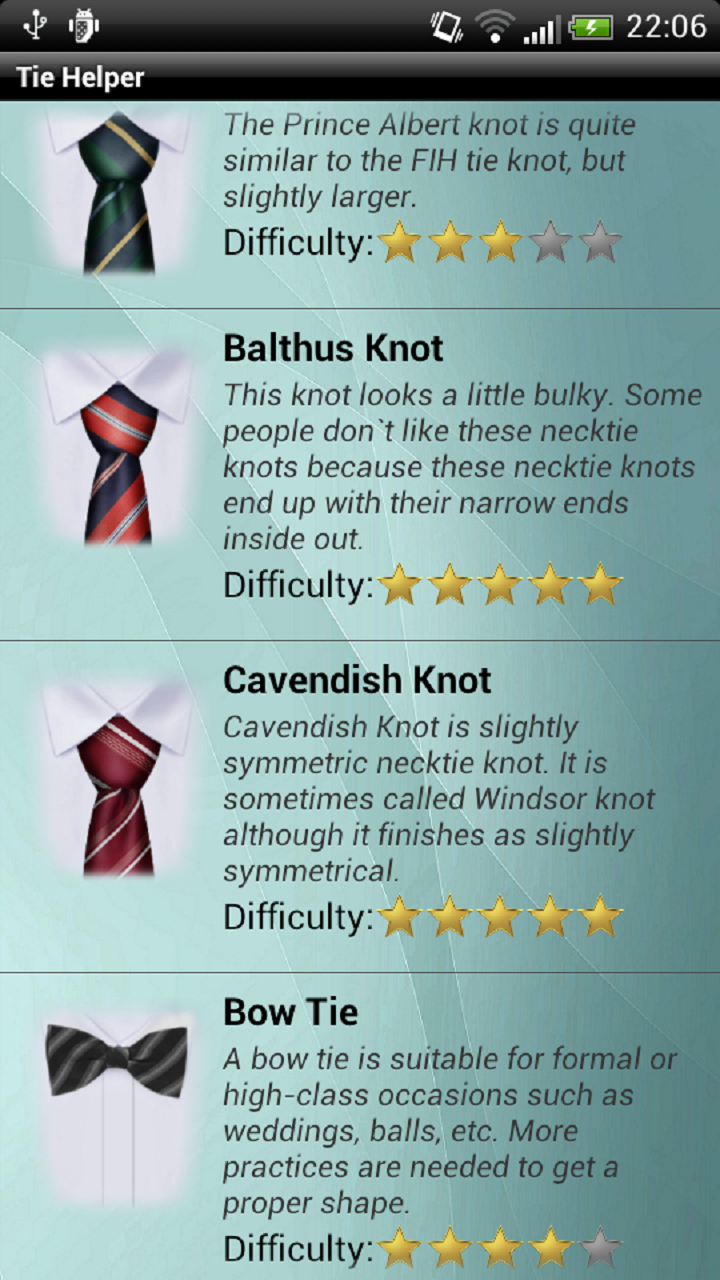 Tie Helper - App on the Amazon Appstore