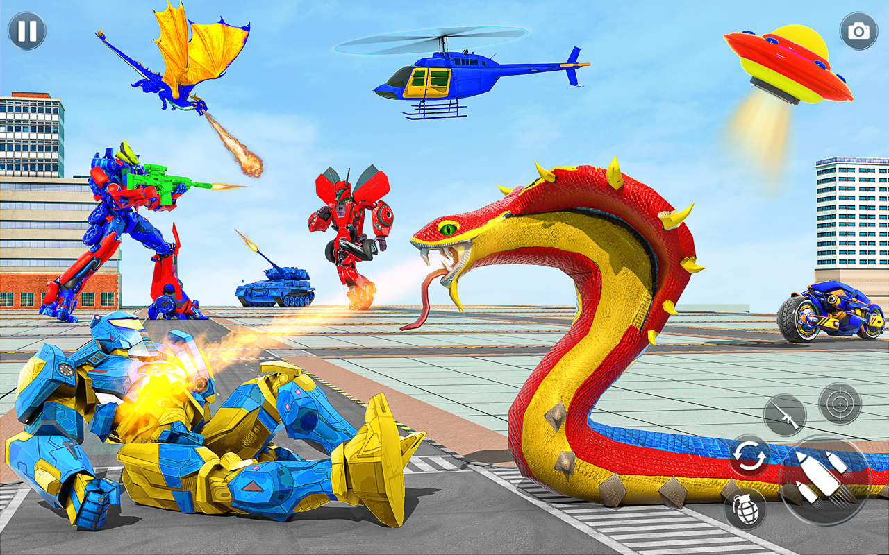 Snake Robot Car Transformation Game - Robot Car Games - Multi Robot ...