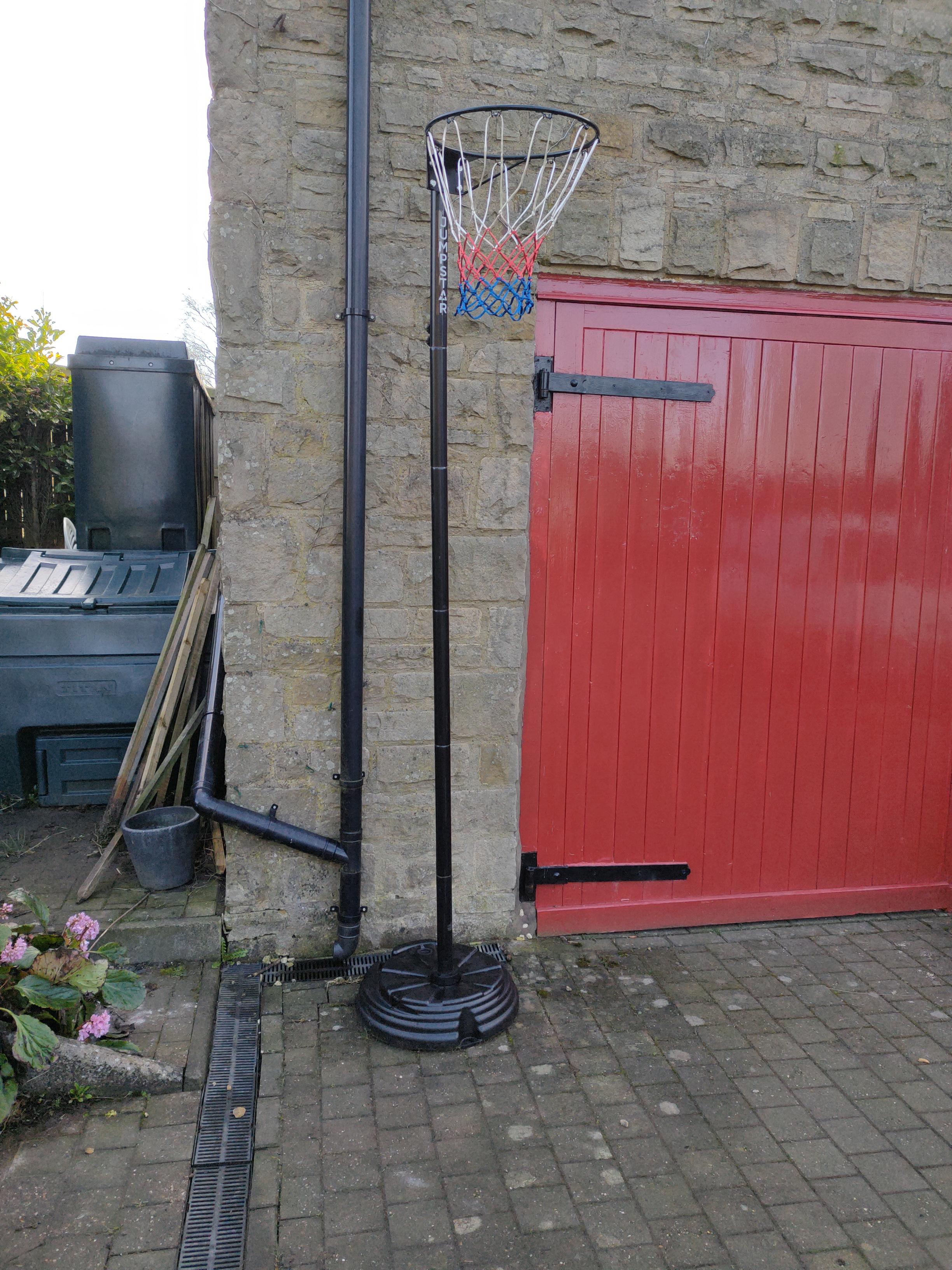 JUMPSTAR SPORTS Junior Netball Stand, Height Adjustable Post 8ft 9ft ...