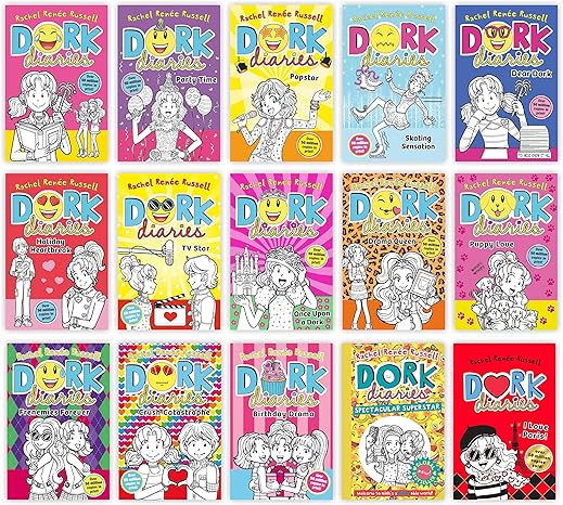 Dork Diaries Books #1-15 Books Collection set By Rachel Renee Russell ...