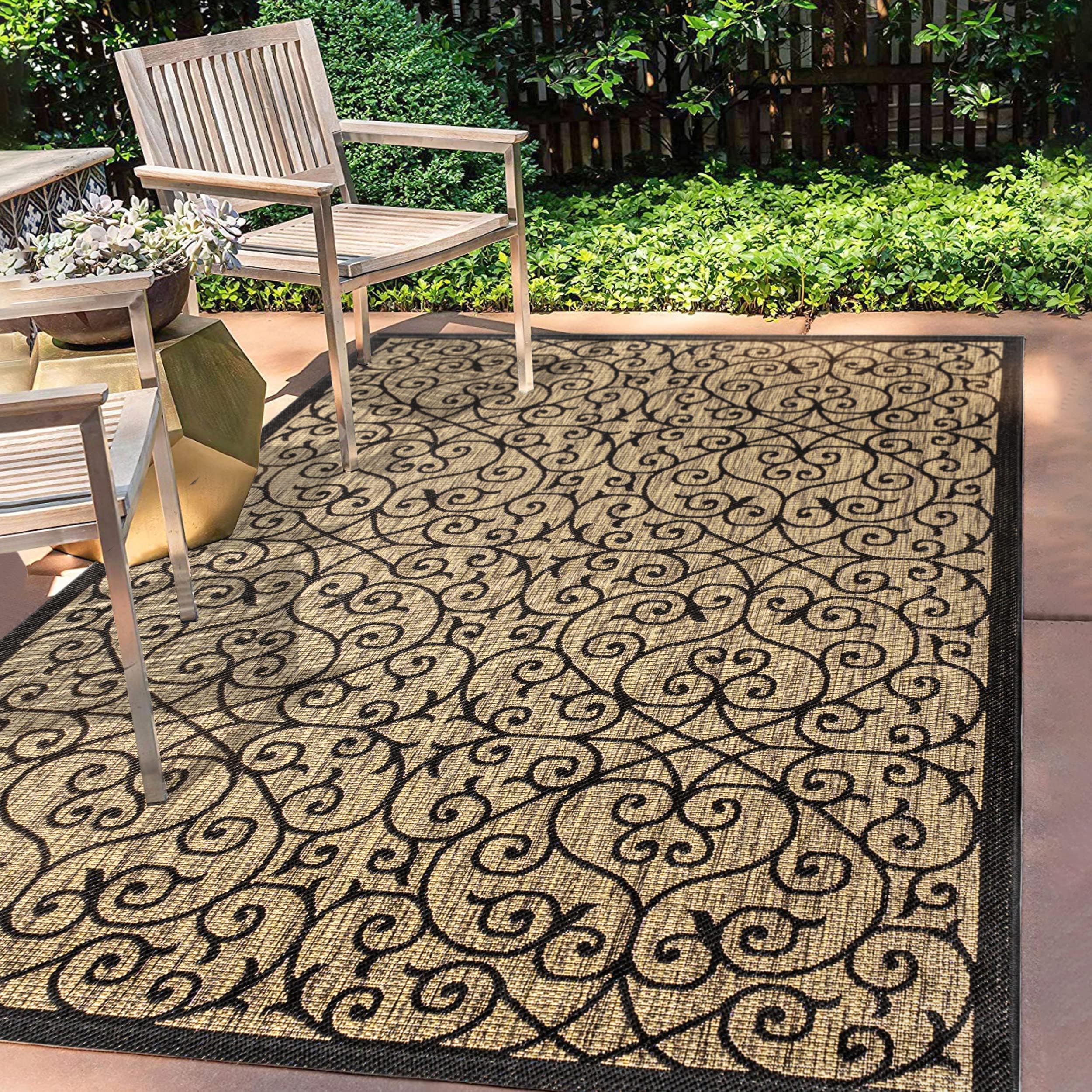 Amazon.com: KOECKRITZ Rugs Heavy Duty Indoor/Outdoor Area Rugs | Rubber ...