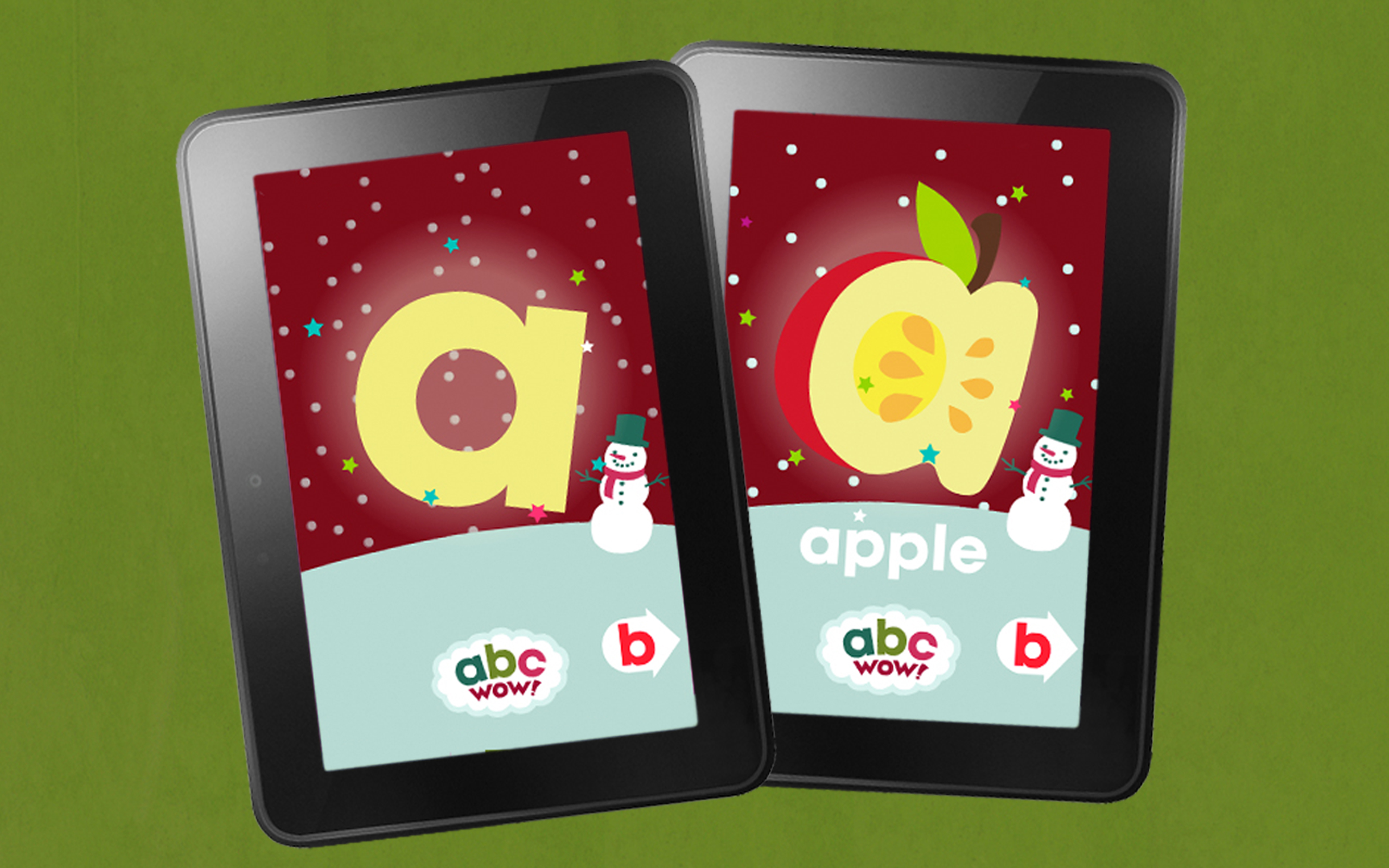 abc WOW Christmas! LITE - FREE Holidays Alphabet Flash Cards & Letters ...