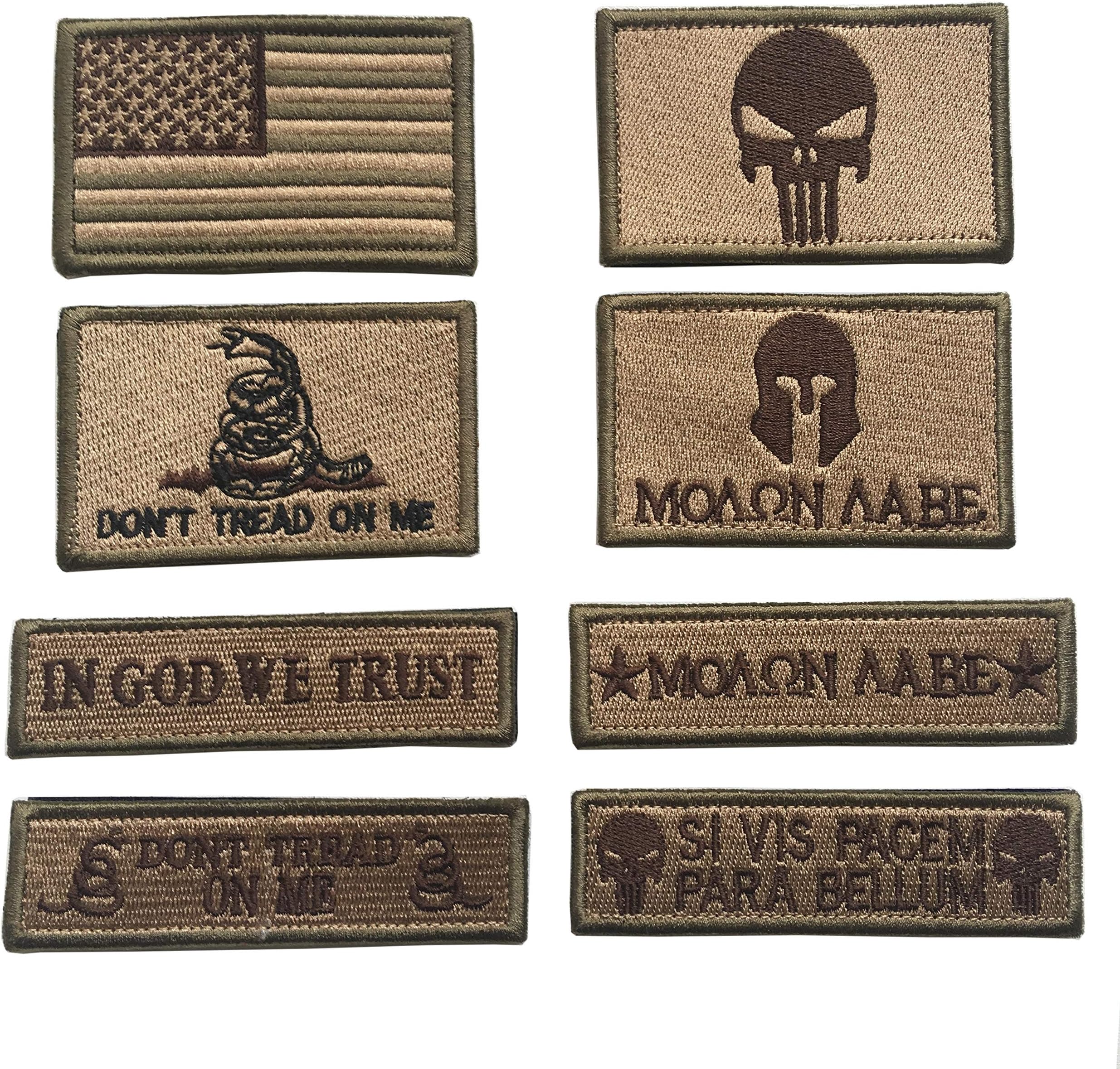 Amazon.com: Tactical Patches, USA Independence Day American Flag & in ...
