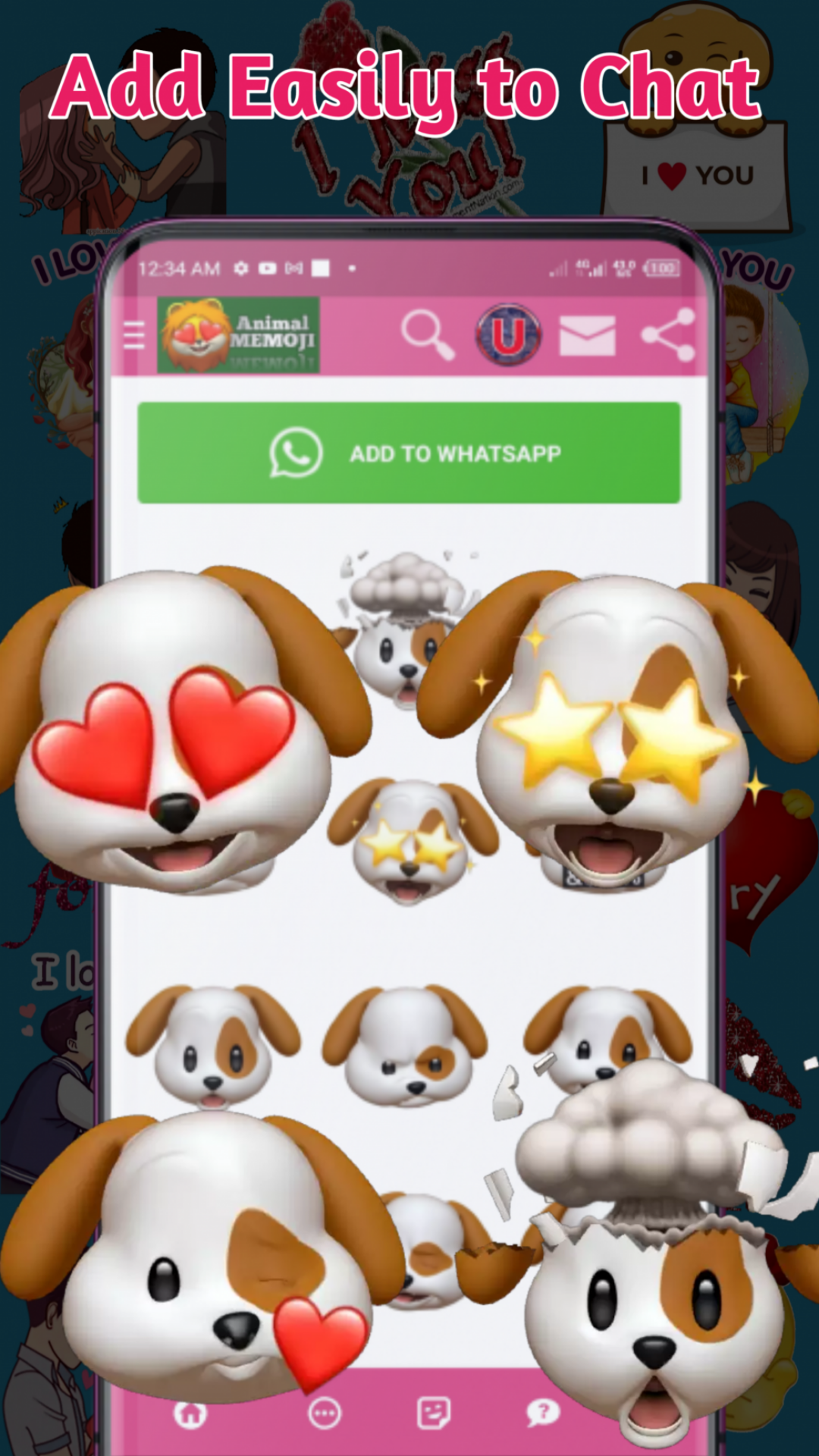 Animal Memoji Stickers for WhatsApp 2023 - Aplicativo na Amazon Appstore