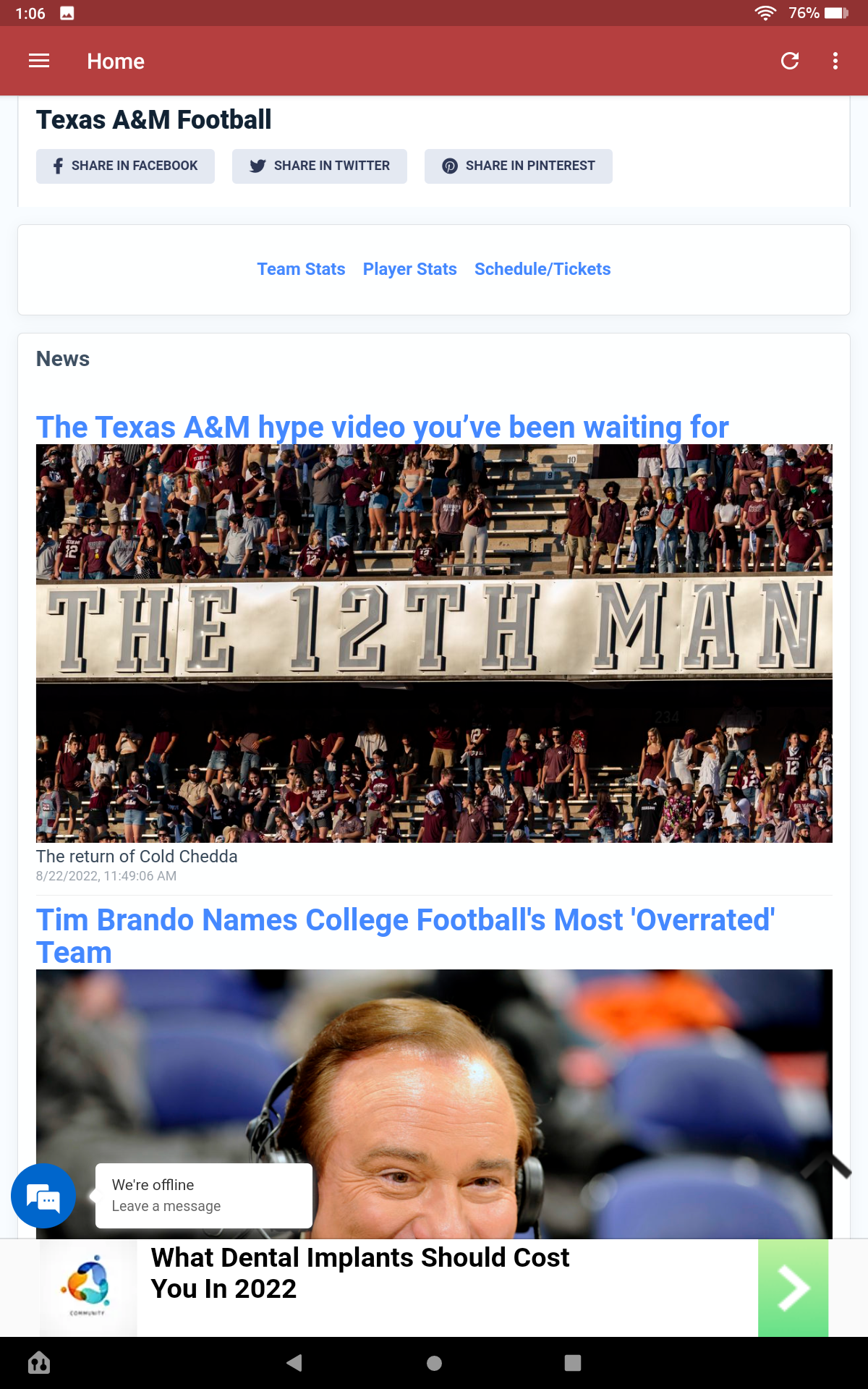 Texas A&M Football - App on Amazon Appstore