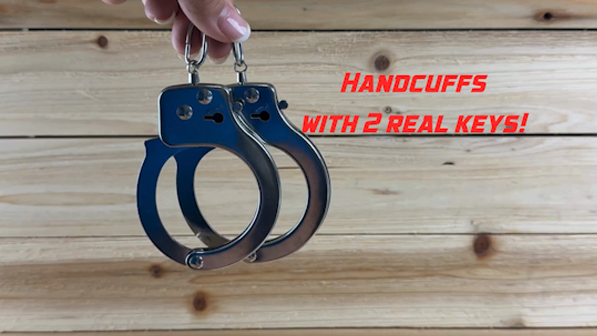 Watch Adjustable Metal Handcuffs on Amazon Live