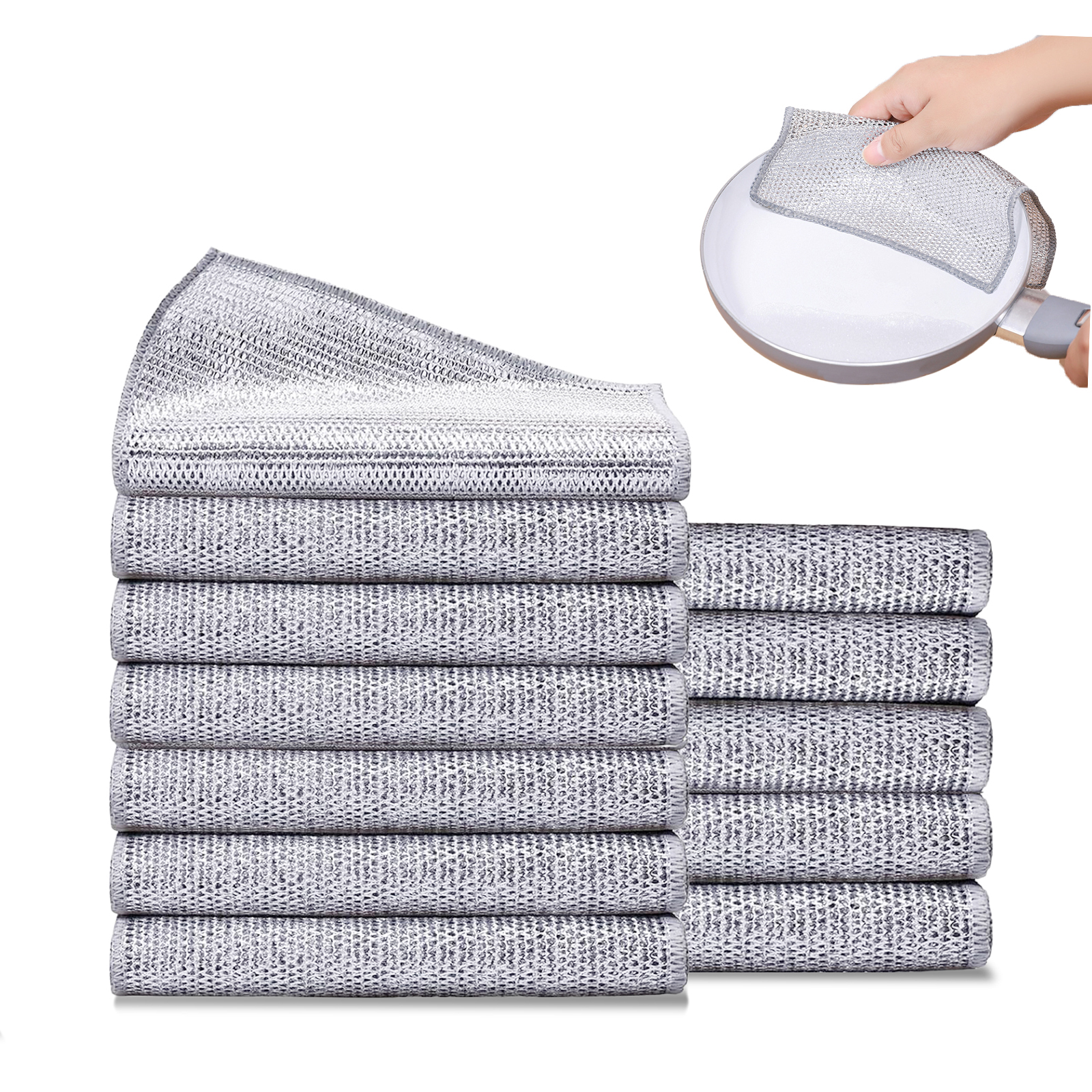 Watch NESTLY 12 PCS Multipurpose Wire Dishwashing Rags on Amazon Live