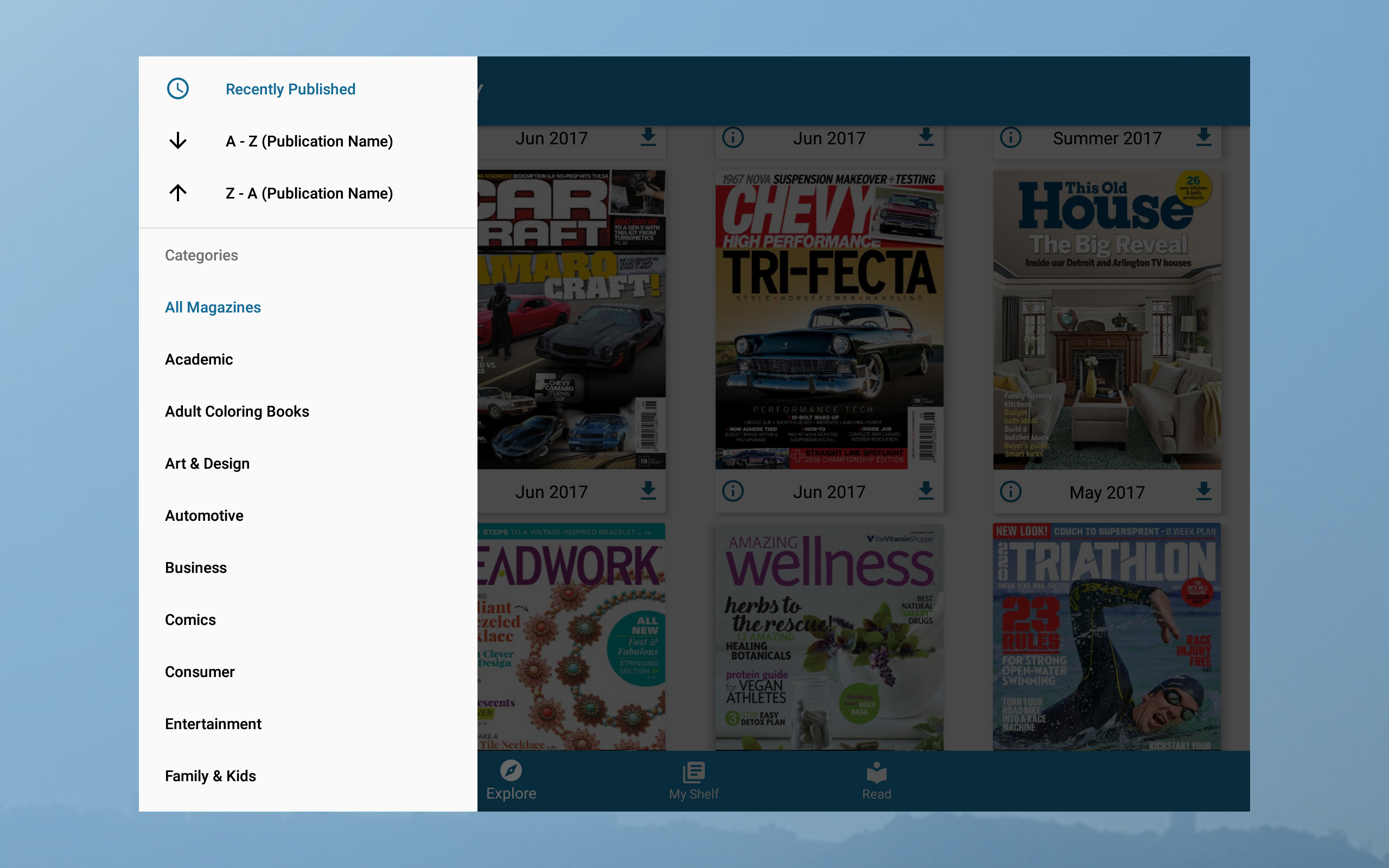 Flipster - Digital Magazines - App on Amazon Appstore