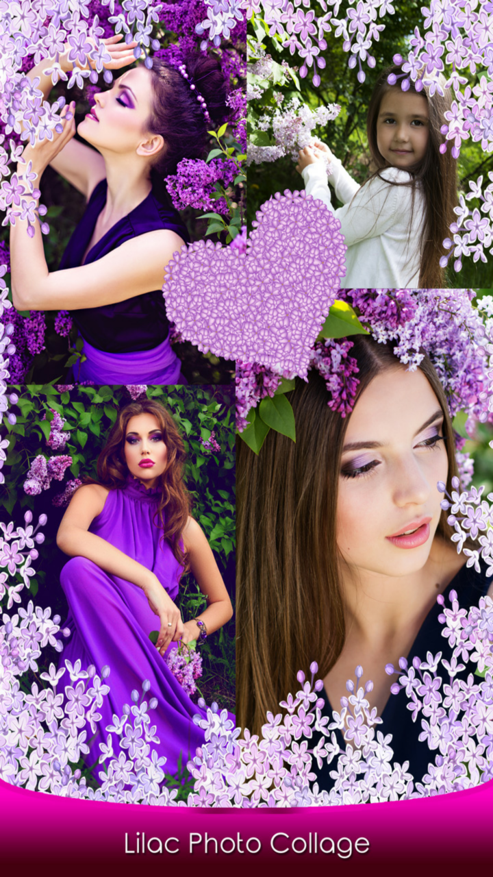 Lilac Photo Collage - App on Amazon Appstore