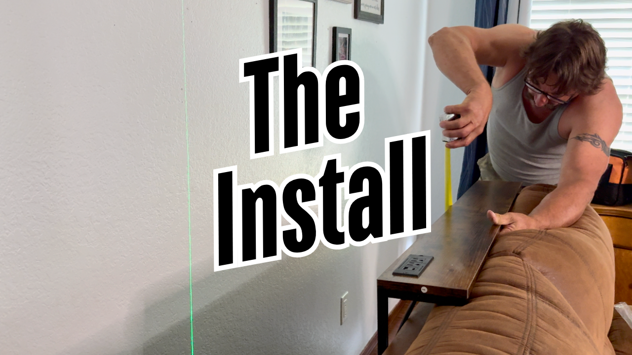 Watch Long Narrow Floating Sofa Table on Amazon Live
