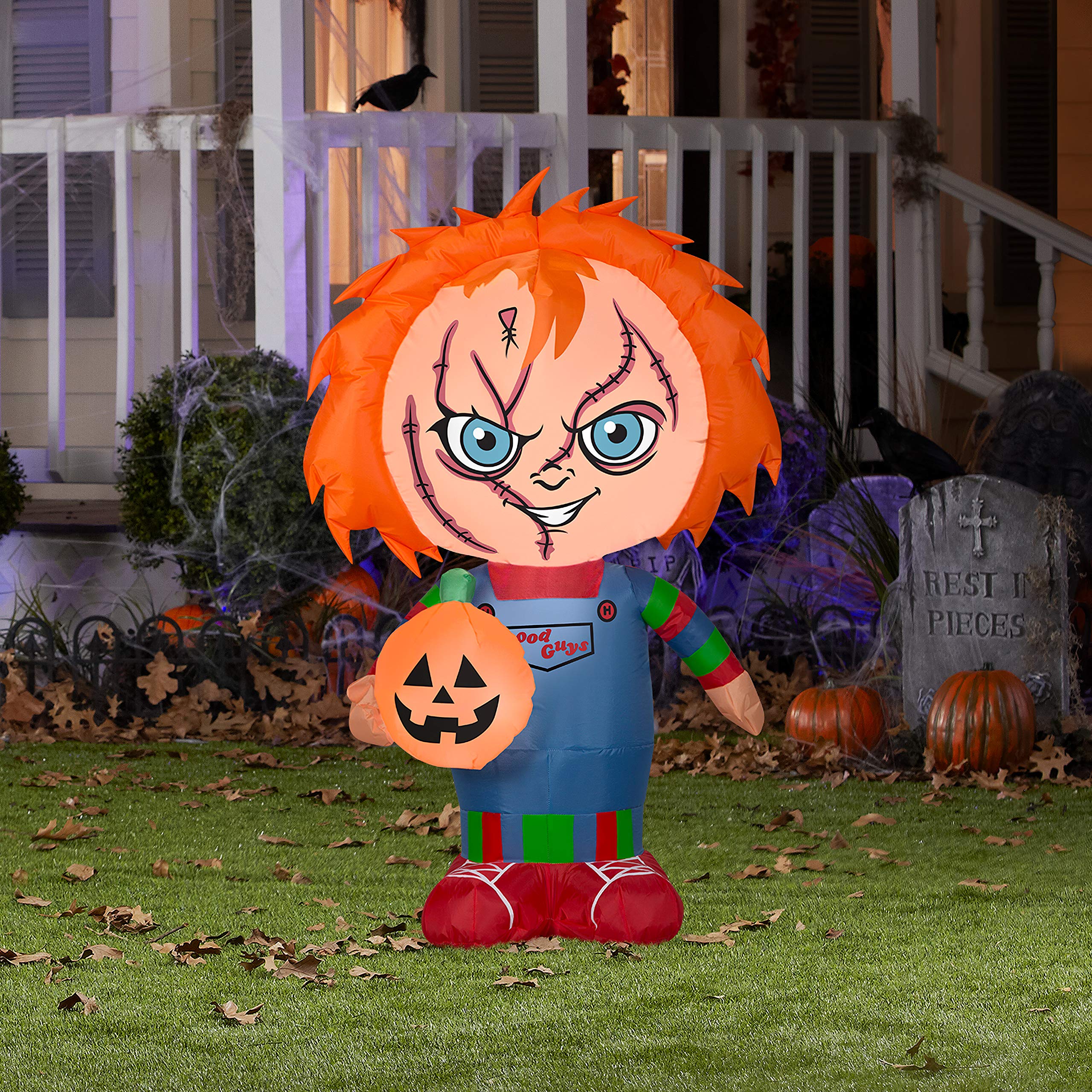Snapklik.com : 3.5 Foot Childs Play Chucky Light Up Halloween ...