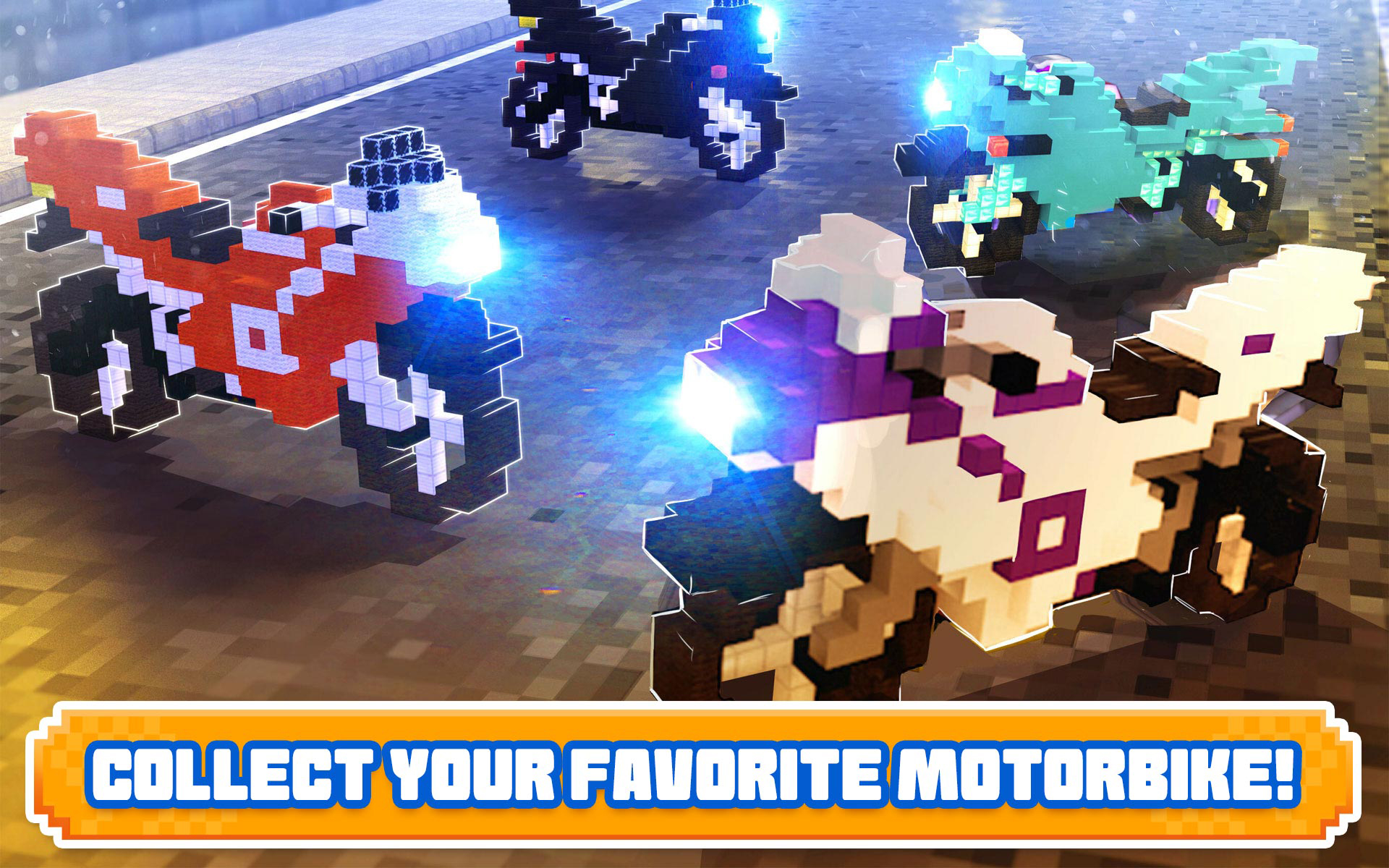 Blocky Motorbikes: Crazy GP Motorbike Racing Game - Accept the ...