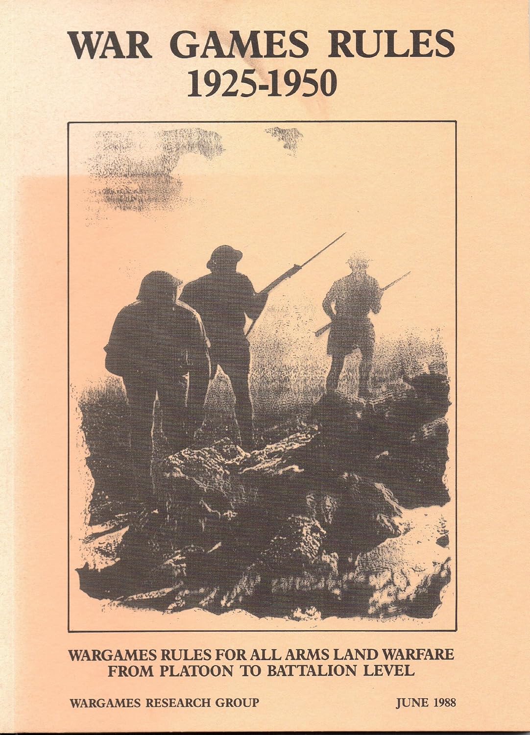 War games rules 1925-1950: Wargame rules for all arms land warfare from ...