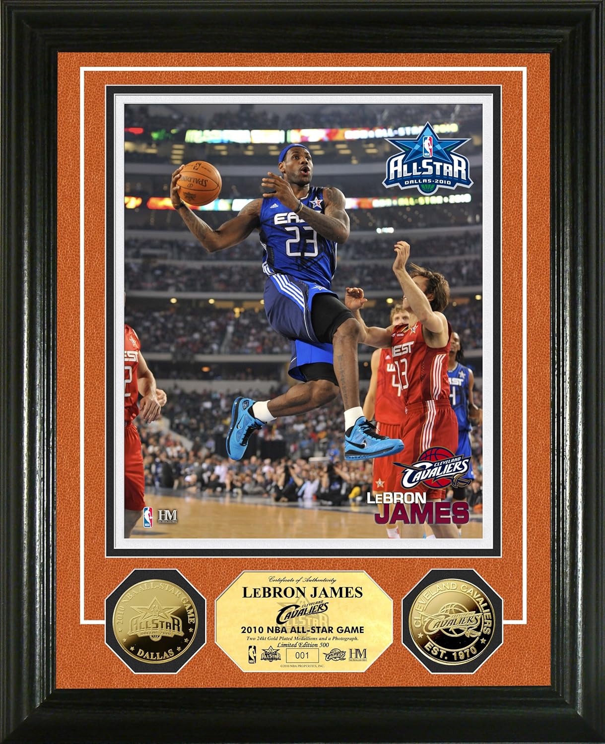 Amazon.com : LeBron James NBA All Star Game 24KT Gold Coin Photo Mint ...