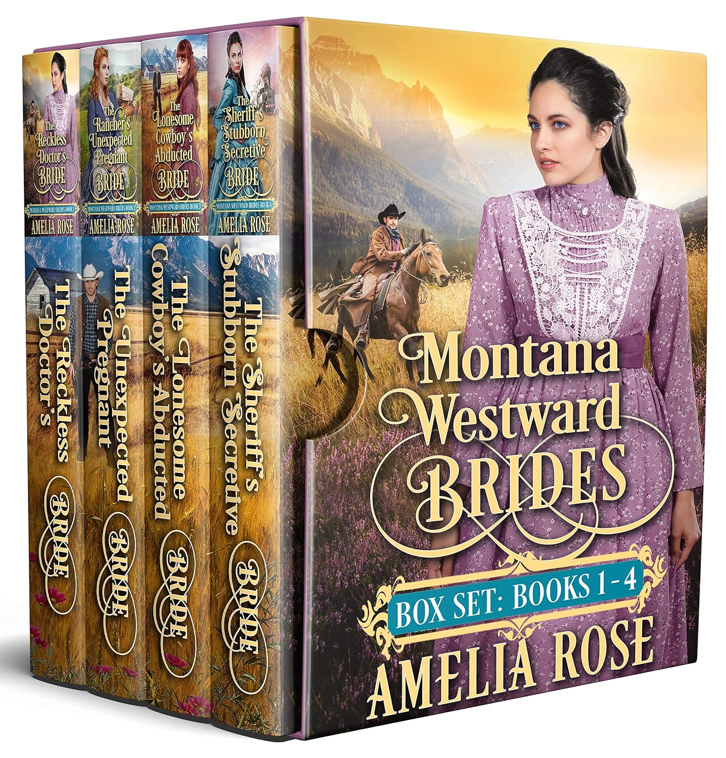 Montana Westward Brides: Books 1-4: Mail Order Bride Historical Western ...
