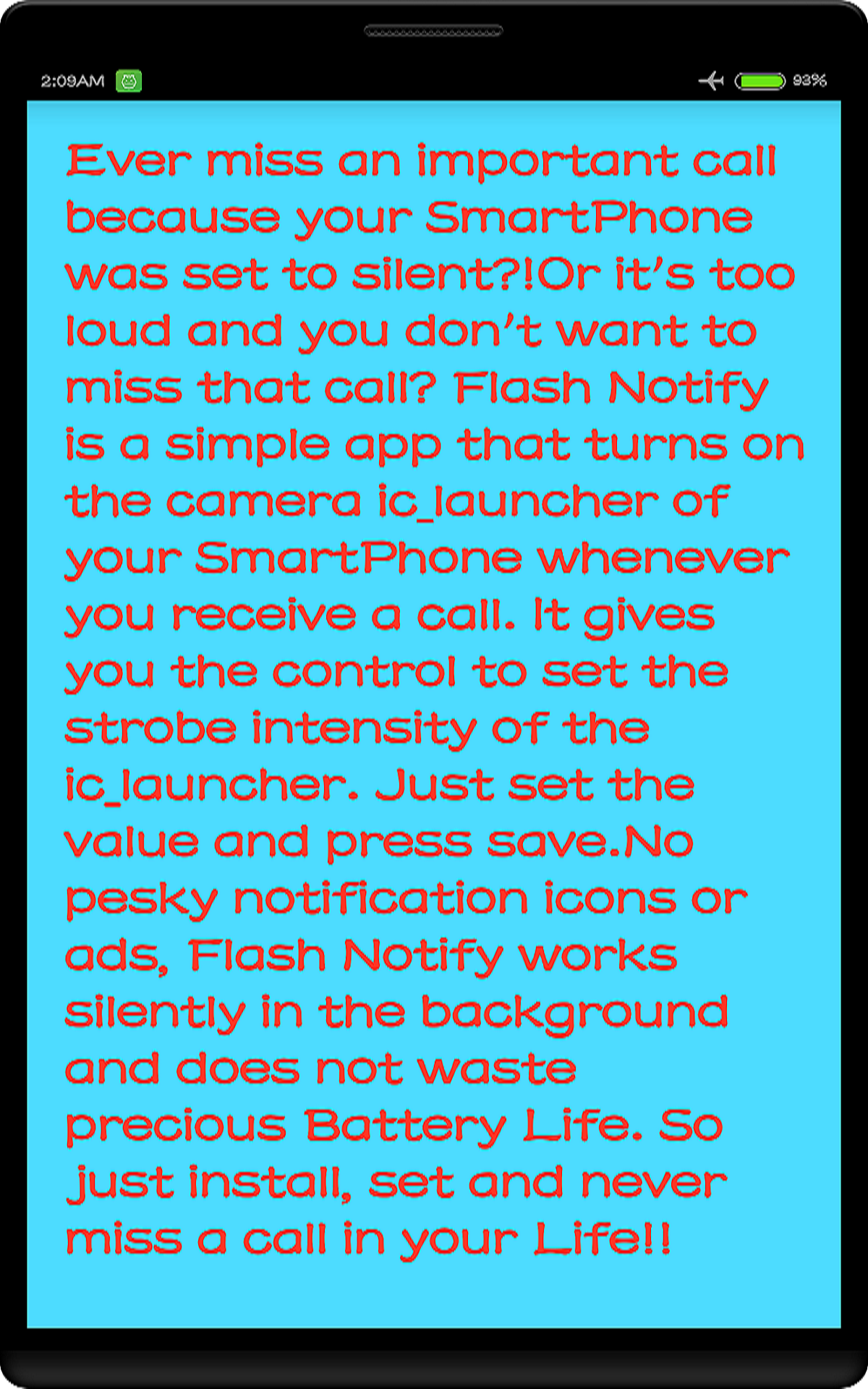 Flash Notify - App on Amazon Appstore