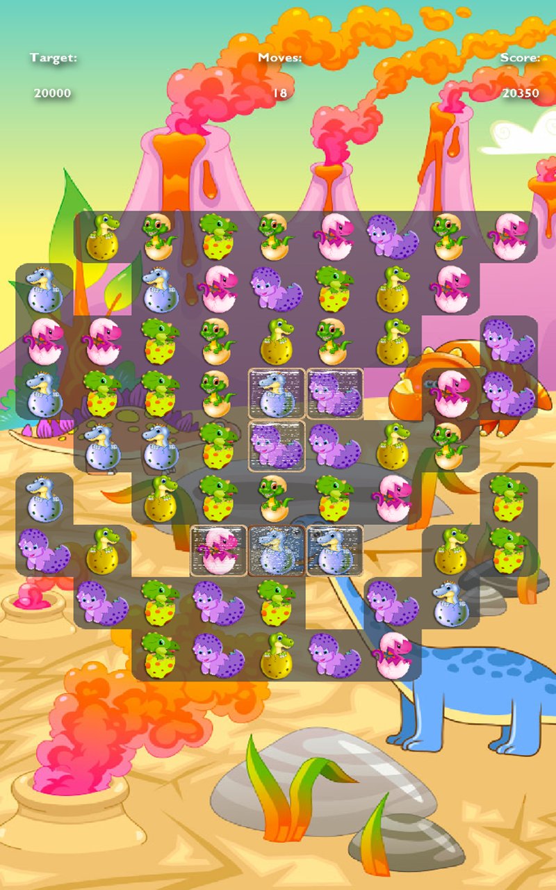 Dinosaur Eggs Match 3 - App on Amazon Appstore